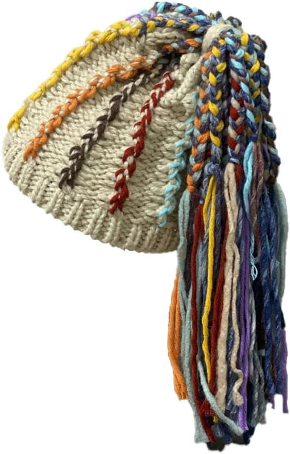Municipal Dreadlocks Beanie Hats for Women Men Knit Skull Cap Warm Y2K ...