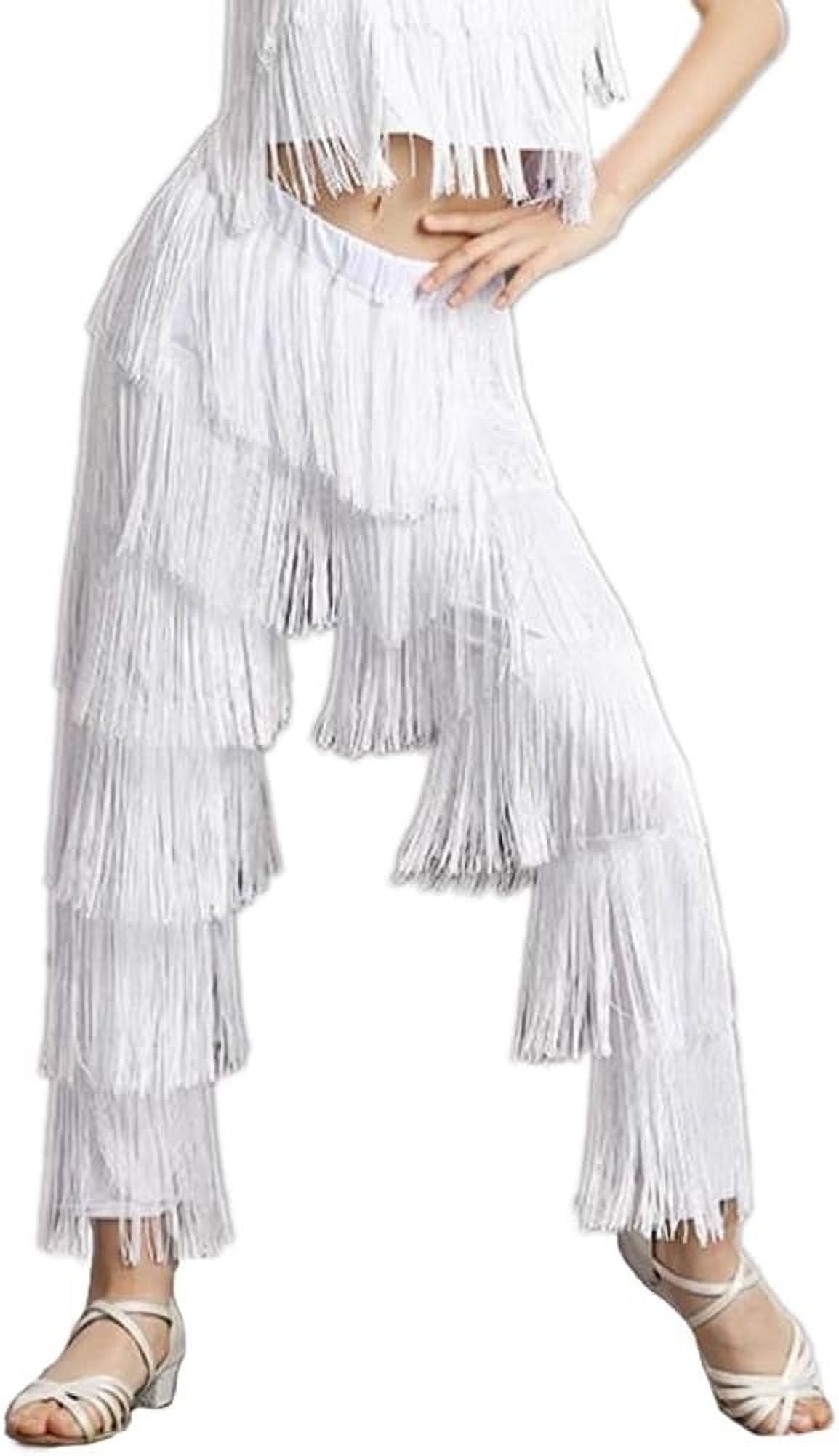 Municipal Girls' Latin Dance Pants Tassel Dance Hall Dance Professional ...