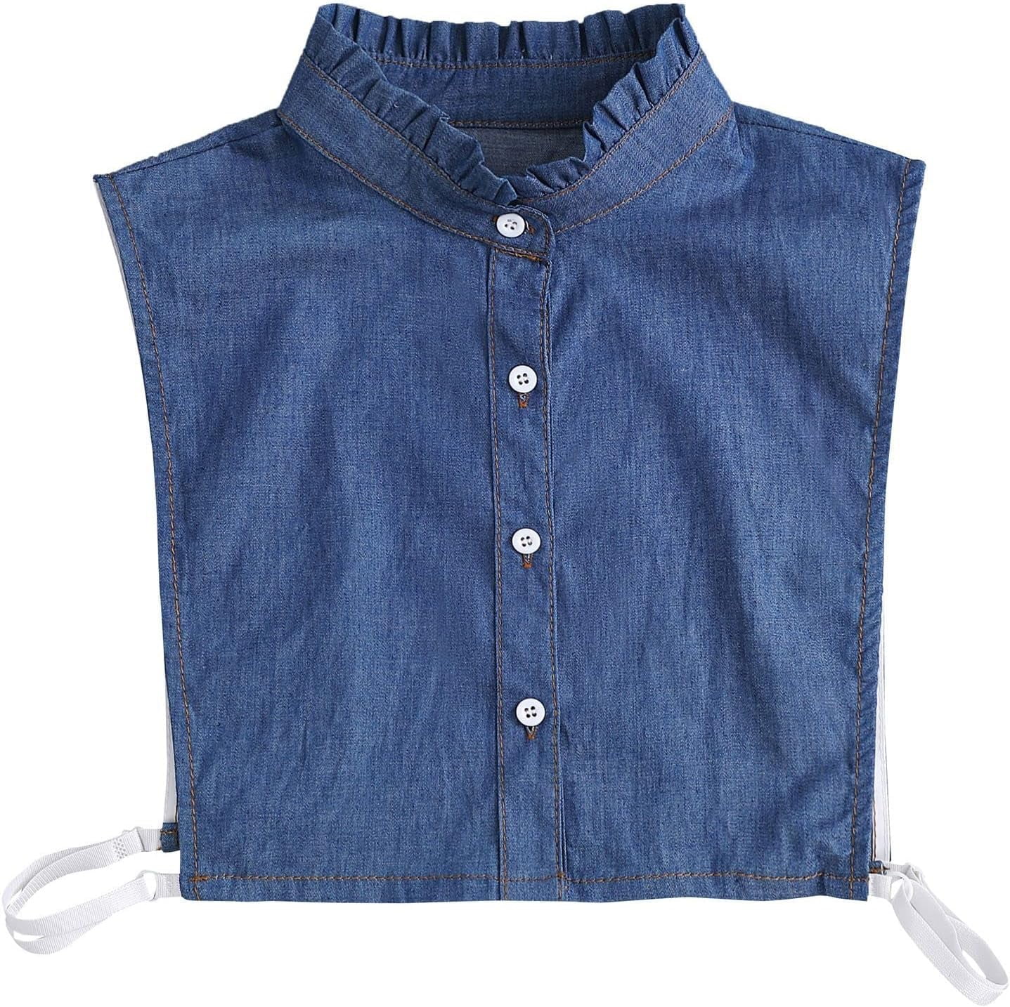 Municipal Half Blouse Collar Lapel Fake Collar Shirt Peter Pan False Collar Decorative Collar ...