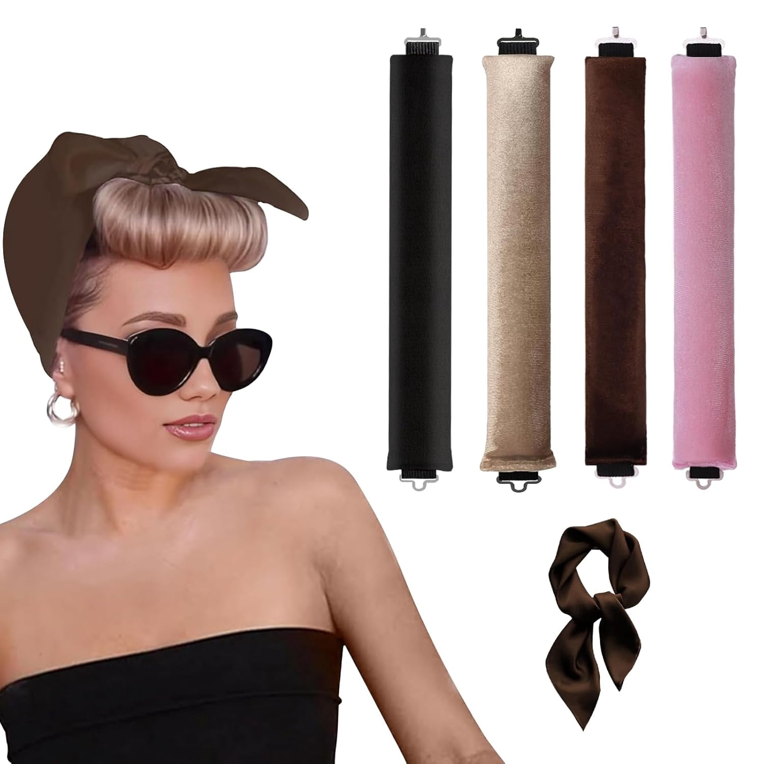 MAOYA Heatless Curler Heatless Curls Hair Curlers to Sleep in Hair ...