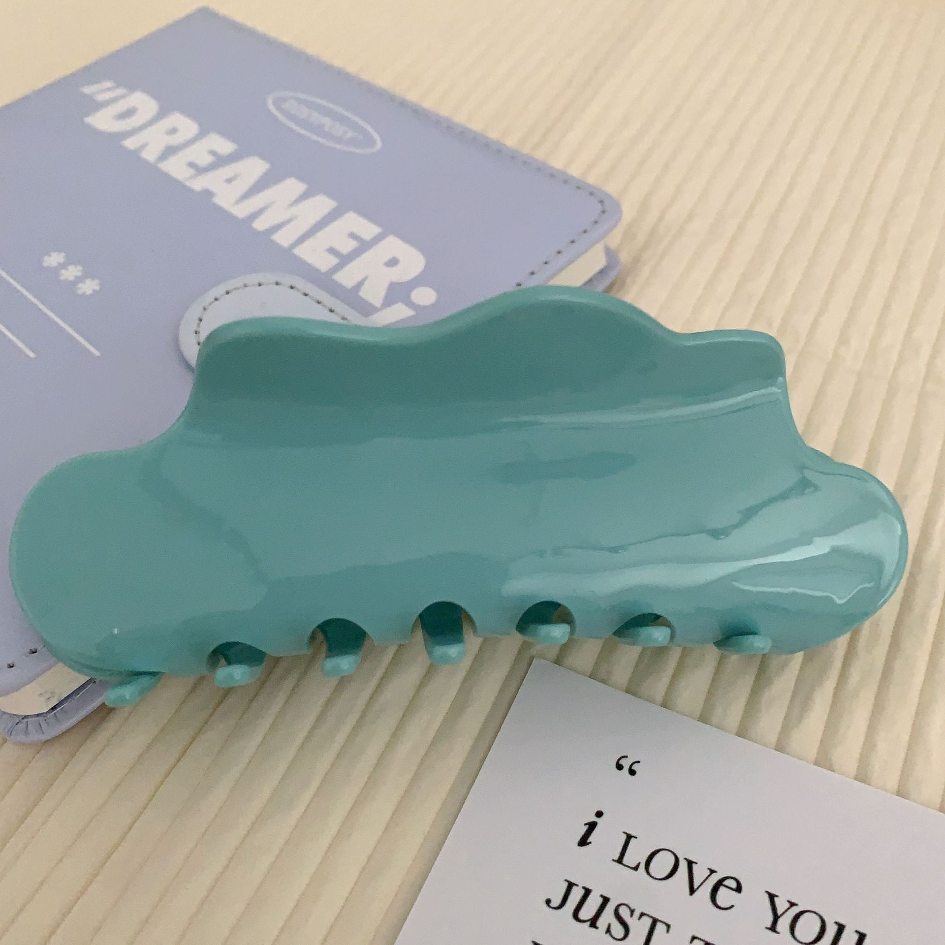 Municipal High-End Large Size Grab Clip, Cute Girl Color Hair Clip ...