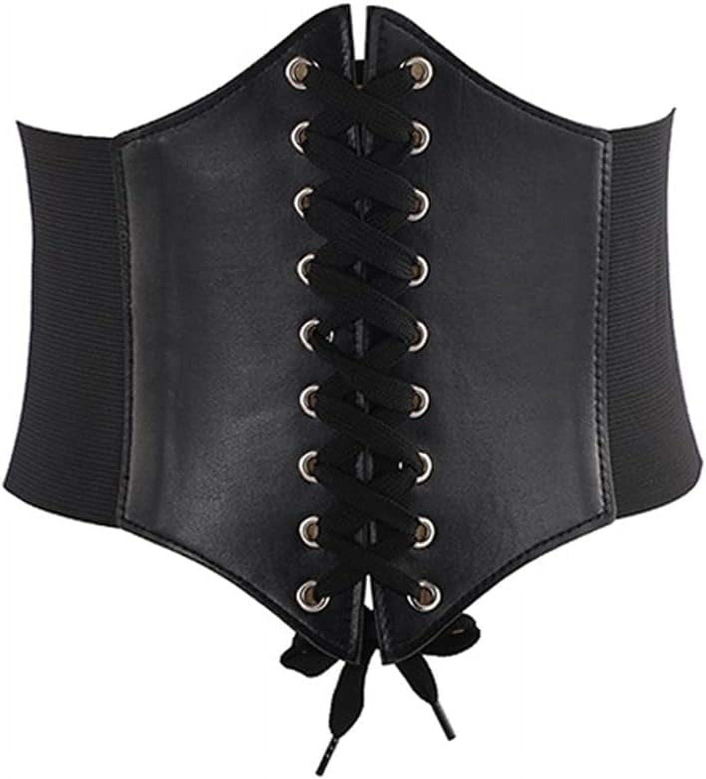 Municipal Lace Up Cinch Corset Belt Tied Corset Elastic Waist Belt