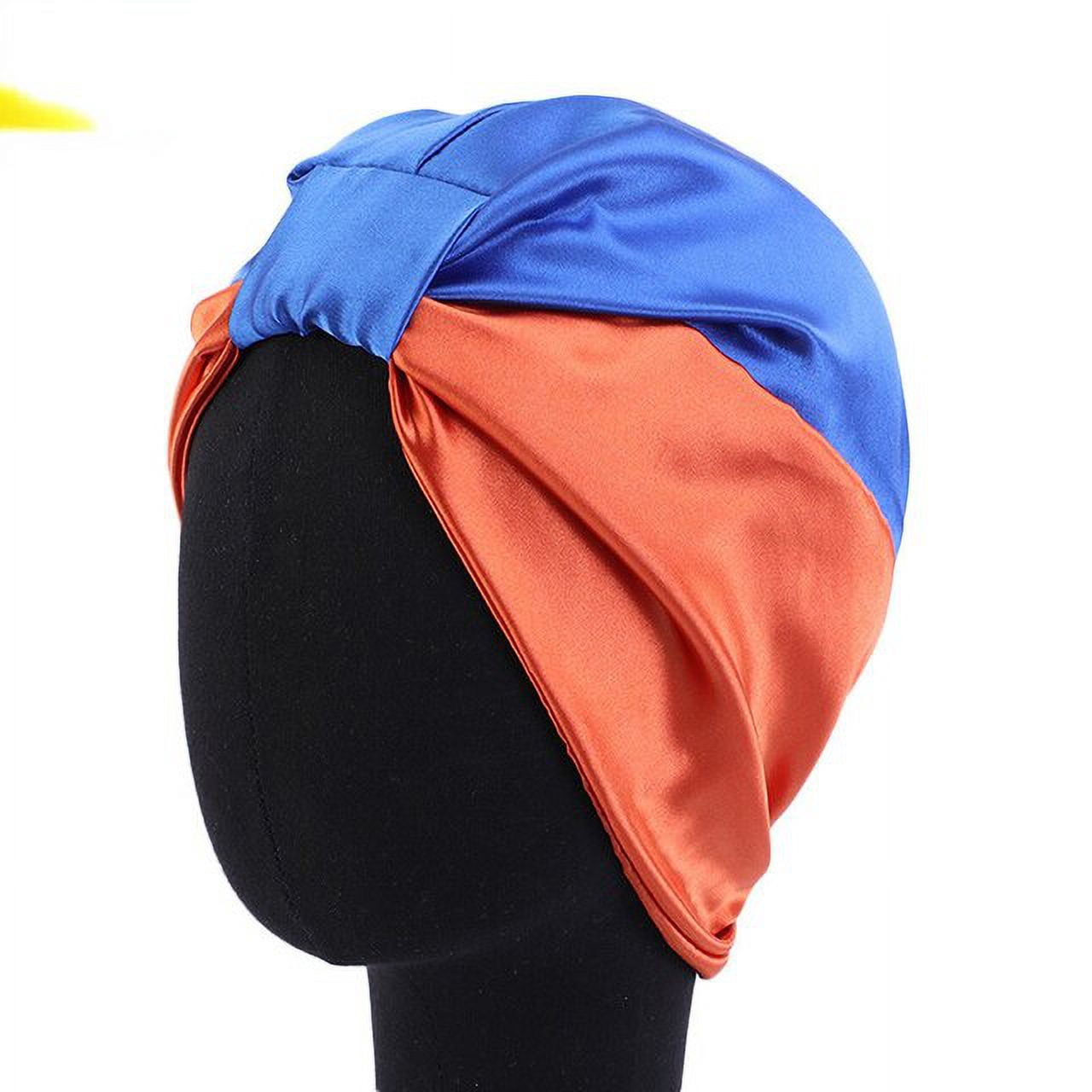 Municipal Ladies Satin Bonnet Hair Caps Salon Night Hair Hat Natural ...