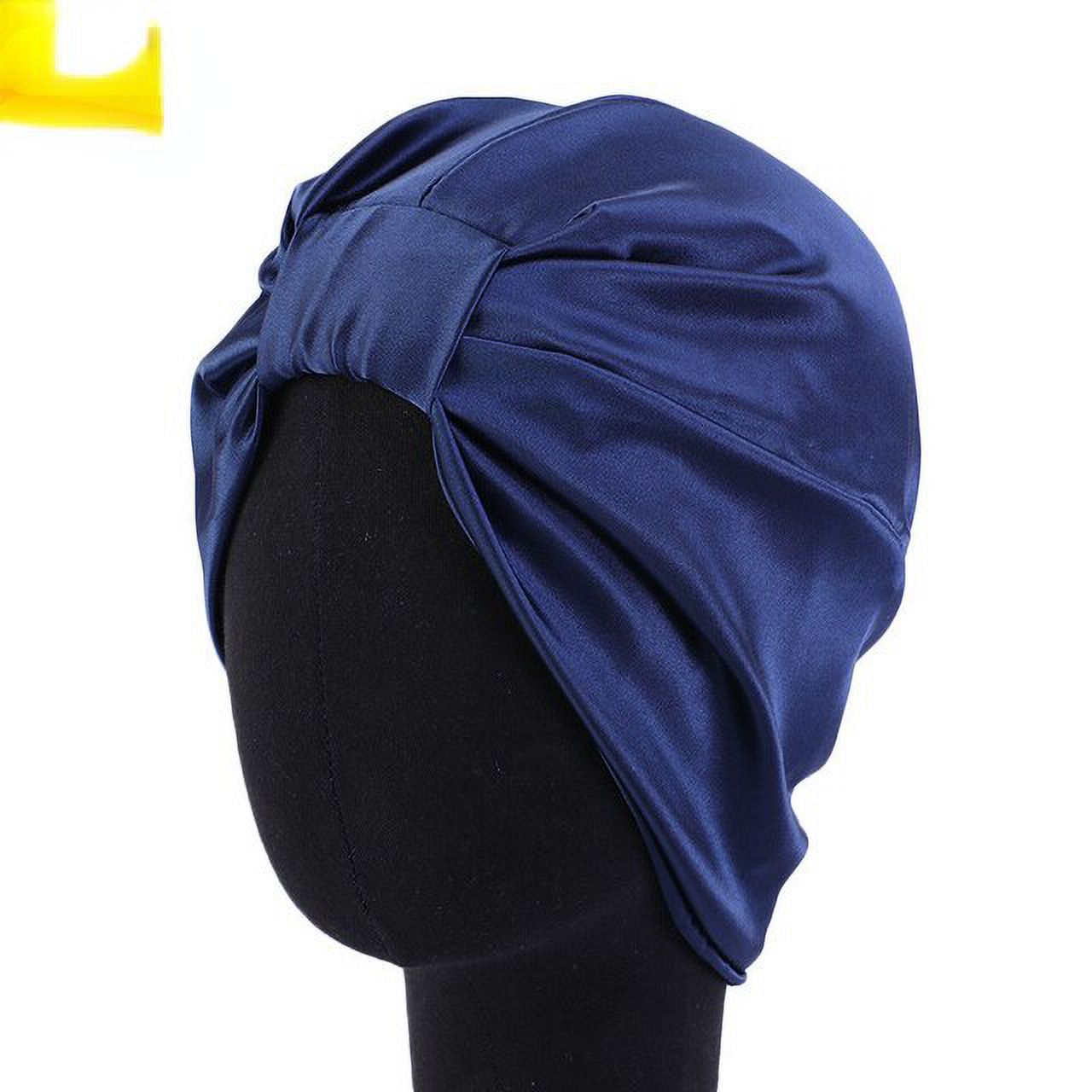Municipal Ladies Satin Bonnet Hair Caps Salon Night Hair Hat Natural ...