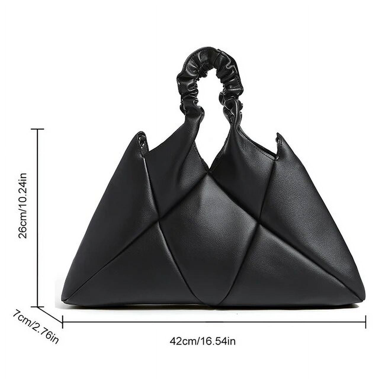 Municipal Luxury Designer Bag for Women Ruched Handbags Retro Top ...