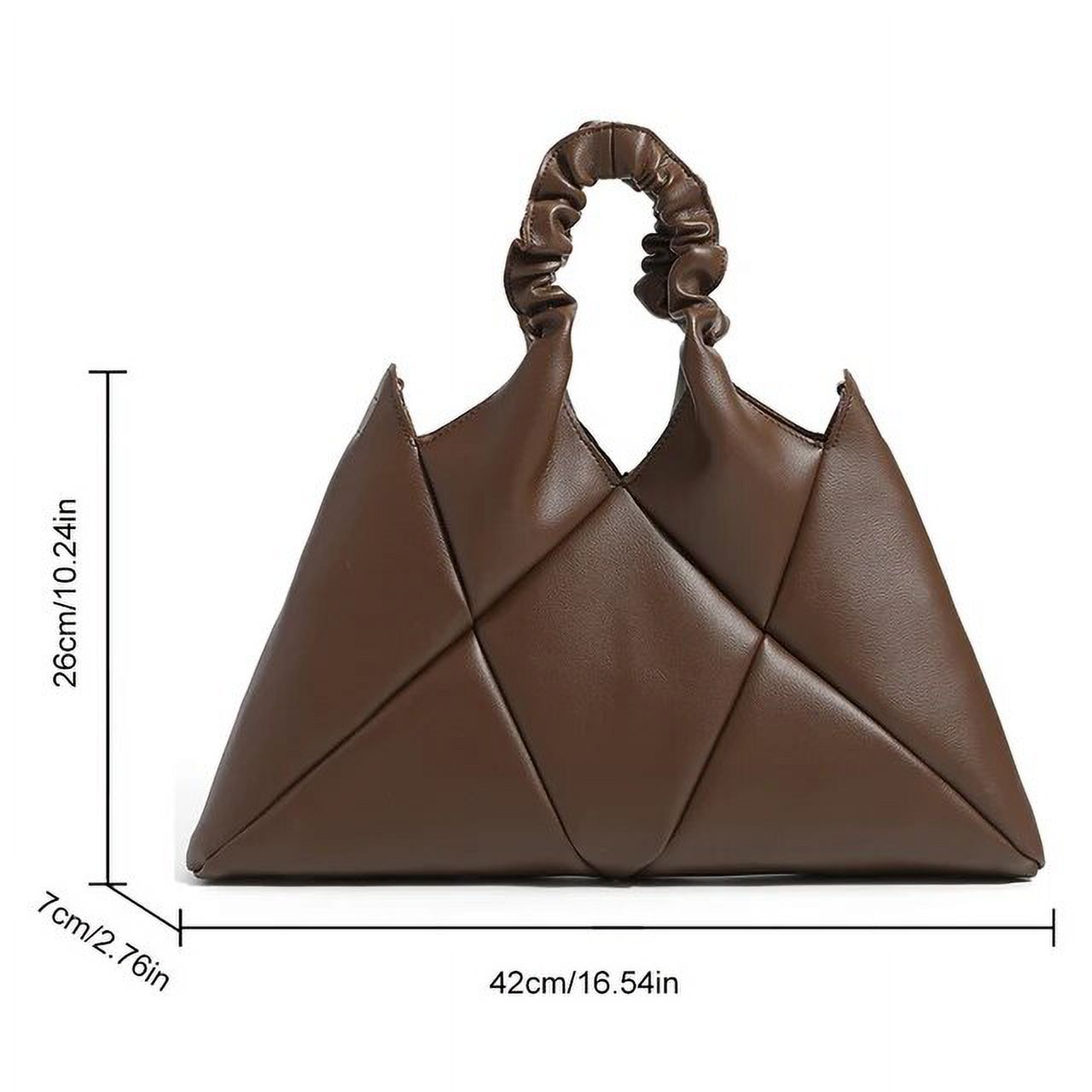 Municipal Luxury Designer Bag for Women Ruched Handbags Retro Top ...