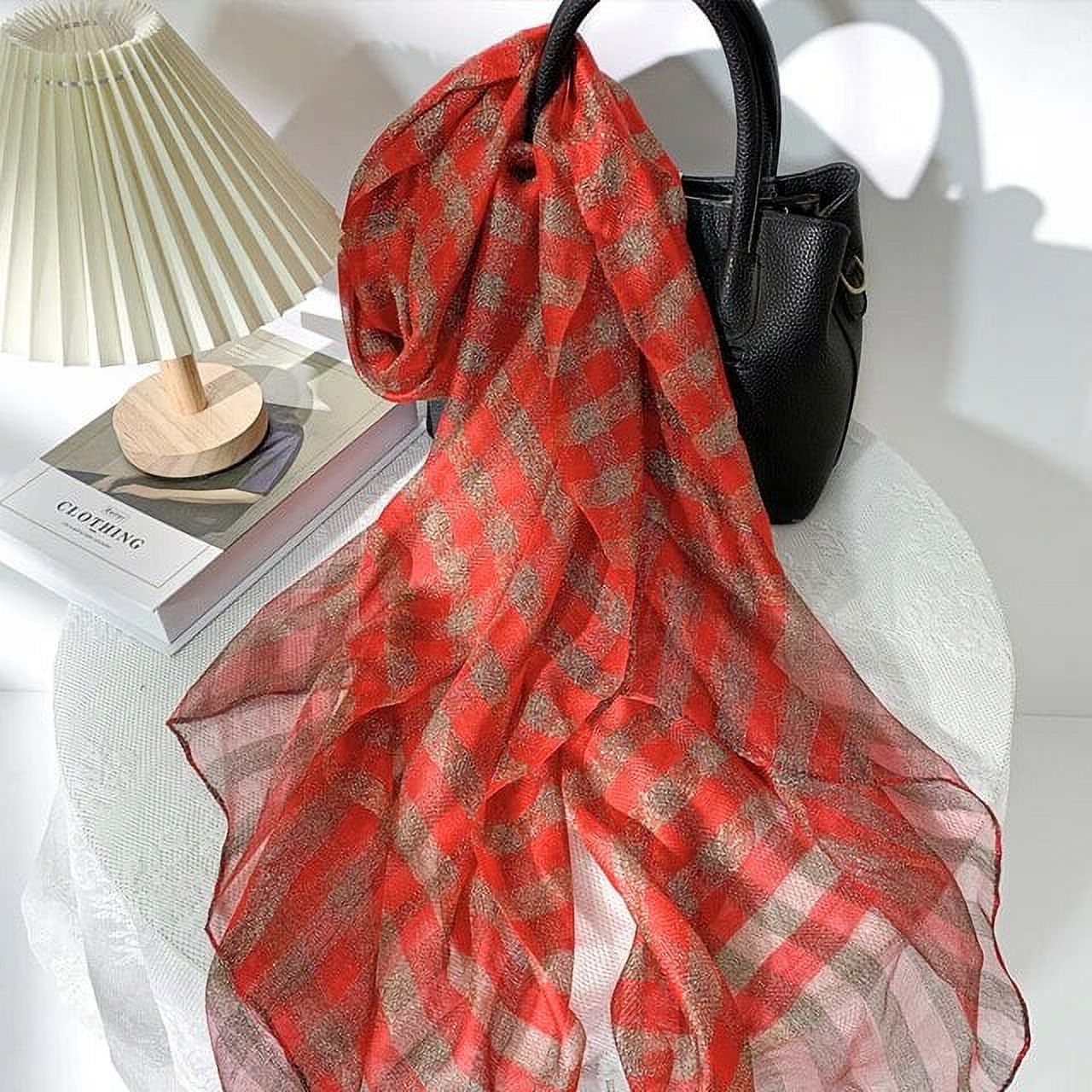 Municipal Luxury Sparkly Gold Women Chiffon Beach Silk Scarf Bandana ...