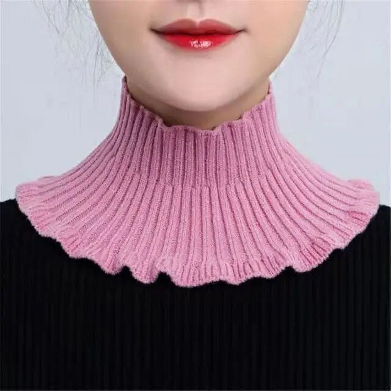 Municipal Men Wool Elastic Protect Cervical Spine Knit Scarf Winter ...