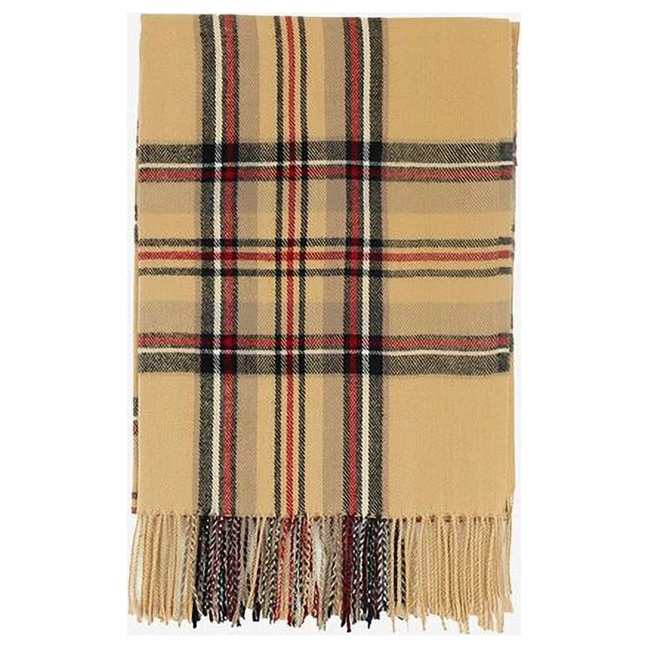 Municipal New Autumn Winter Women Scarf Classic Vintage Plaid Fringed ...