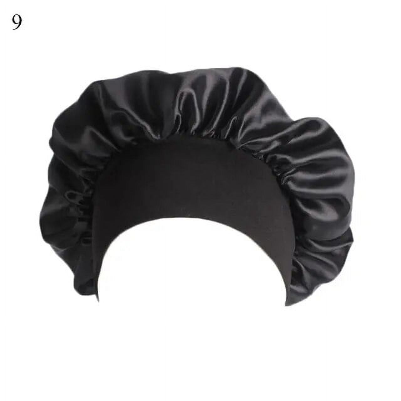 Municipal New Fashion Women Satin Night Sleep Cap Hair Bonnet Hat Silk ...