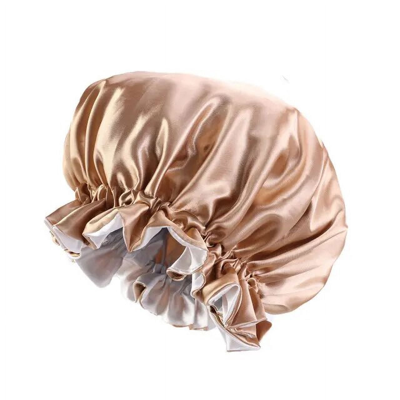 Municipal New Fashion Women Satin Night Sleep Cap Hair Bonnet Hat Silk ...
