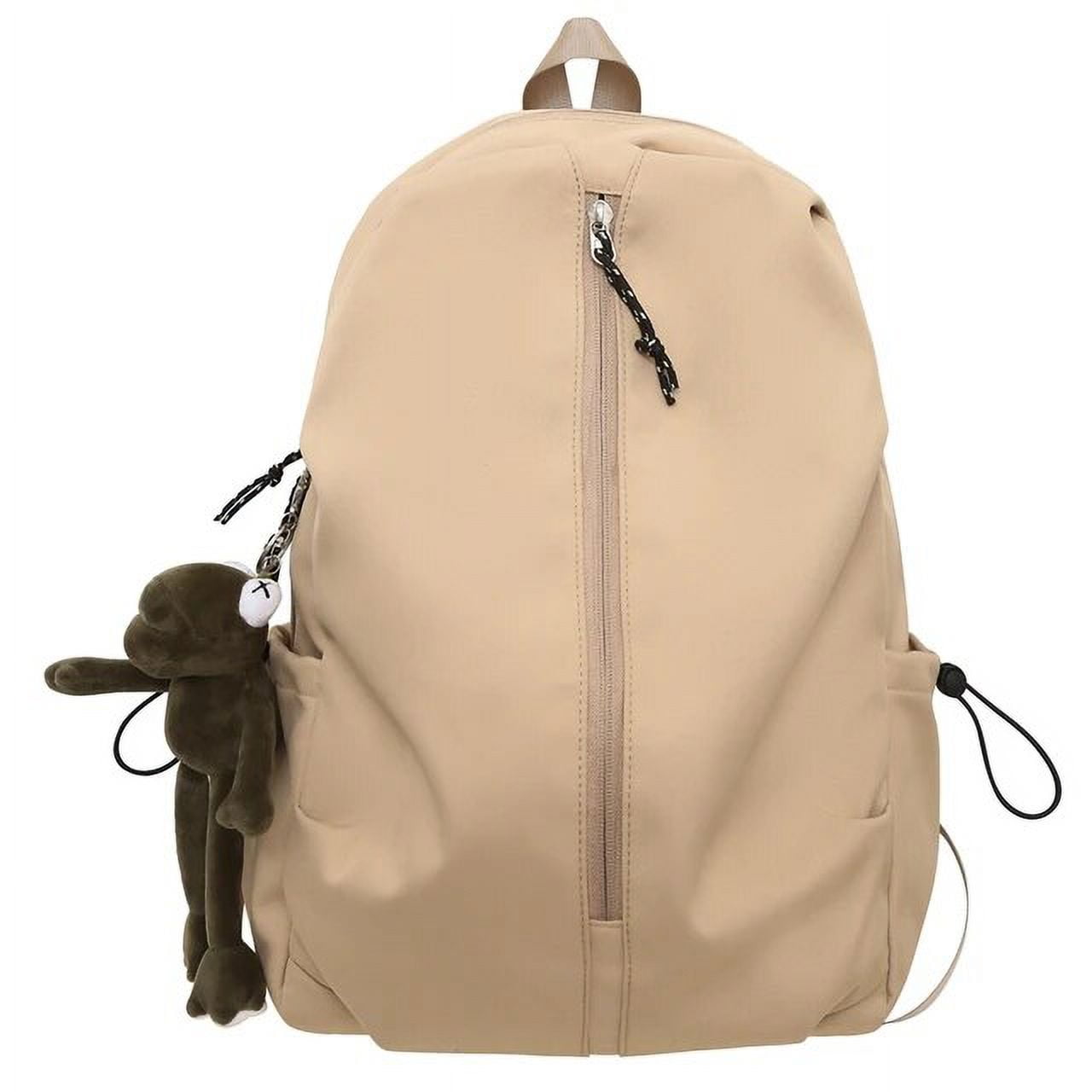 Municipal New Solid Backpack For Women Trendy Female Waterproof Student ...