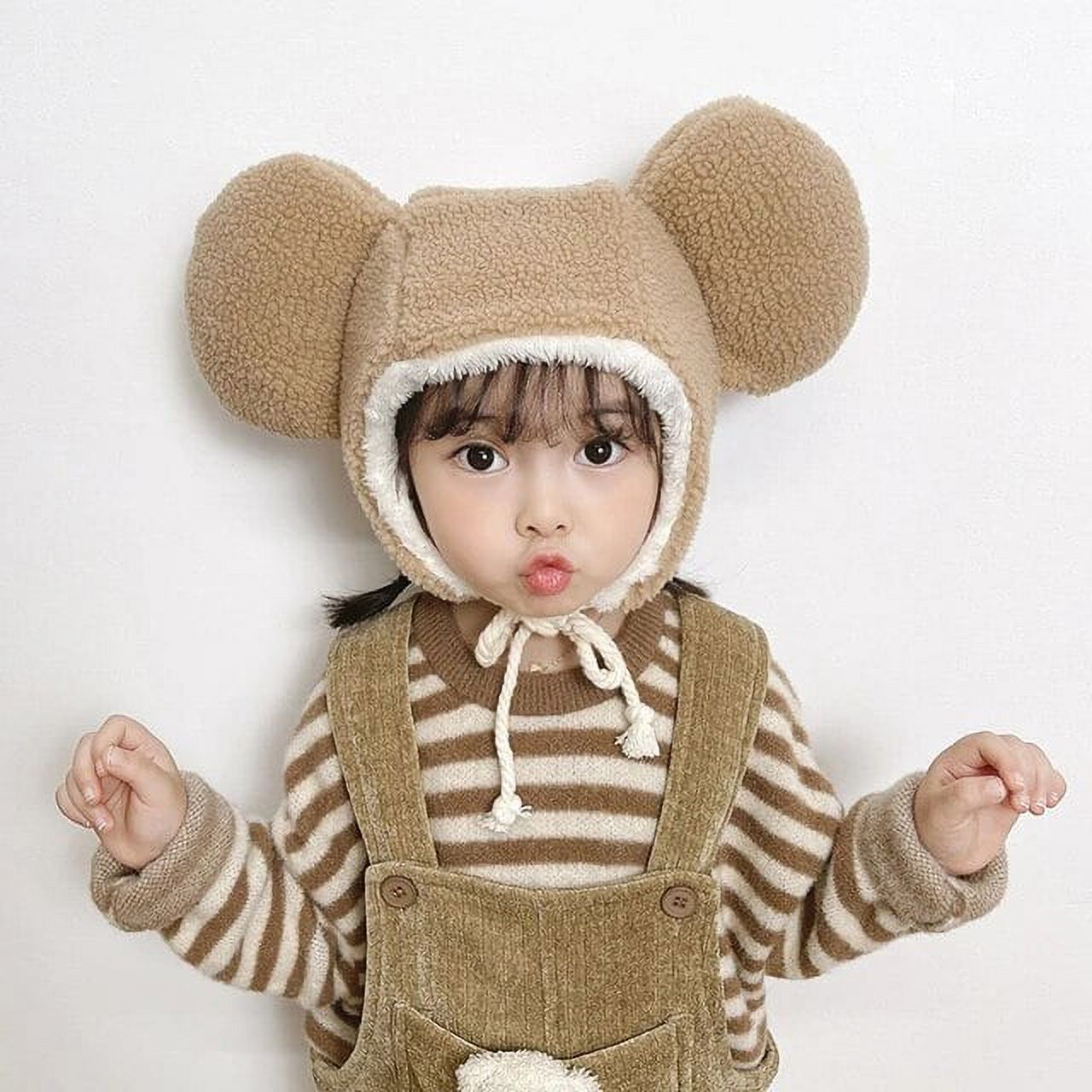 Municipal New Winter Children Hat Kids Caps Cartoon Animal Hairy Kawaii ...