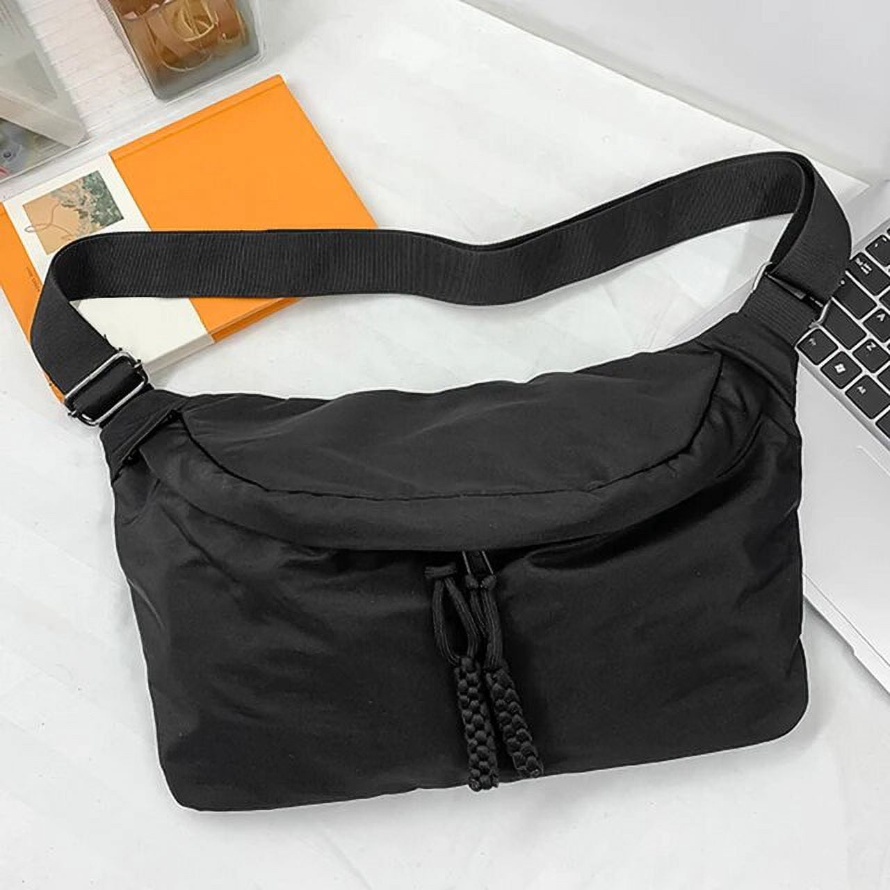 Municipal Nylon Crossbody Chest Bag Men Women Sports Waist Bag Large ...