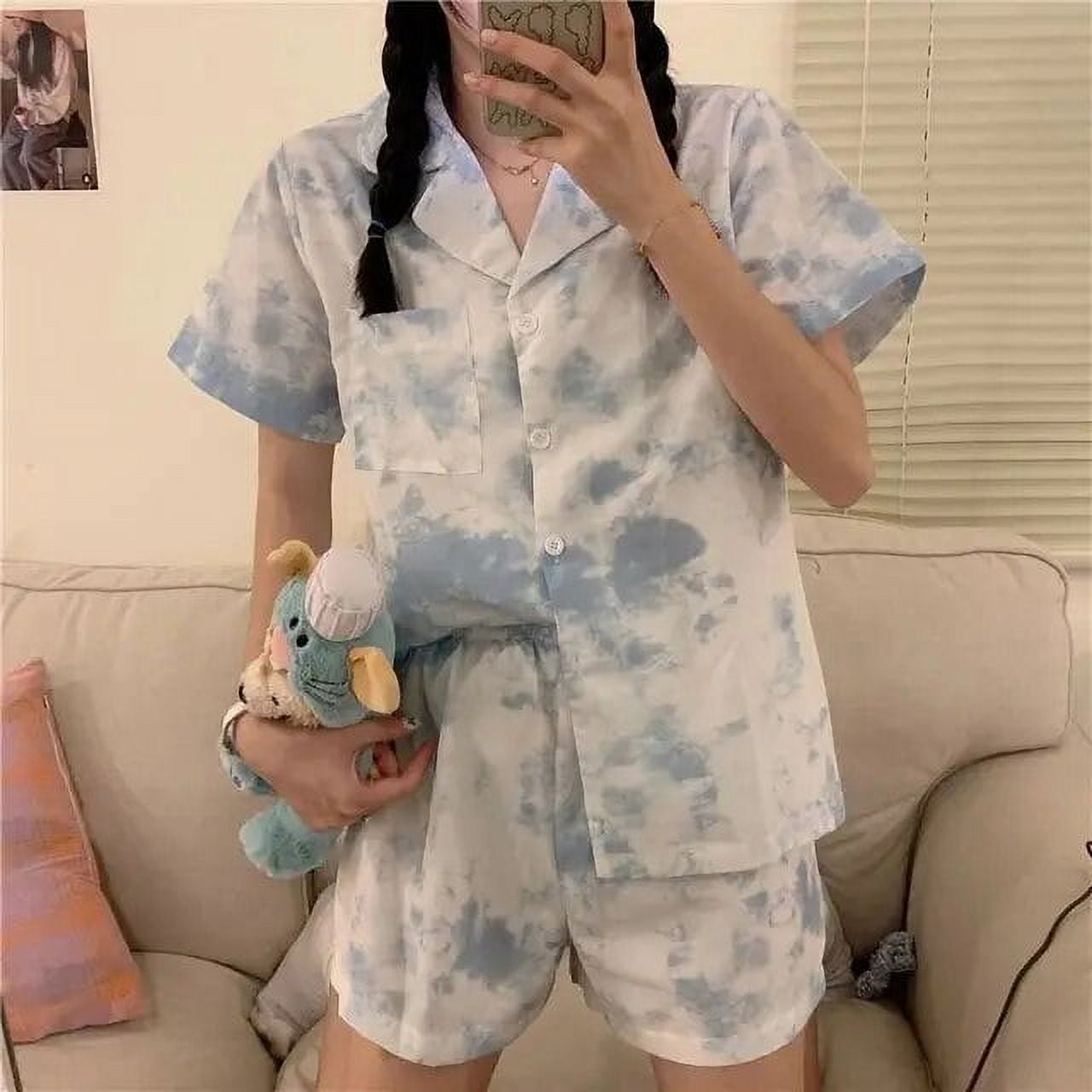 Municipal Plaid Women Pajamas Sleepwear Shorts Sets Style Pijama ...