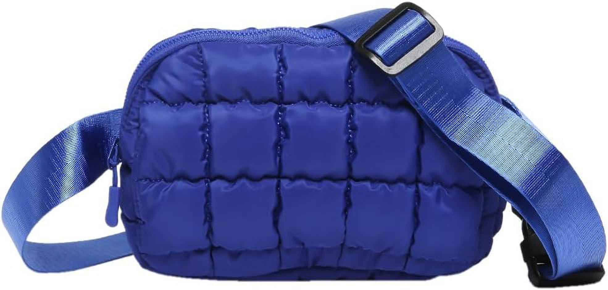 HLSOHJP Puffer Quilted Fanny Pack Crossbody Sling Bag Purse Women ...