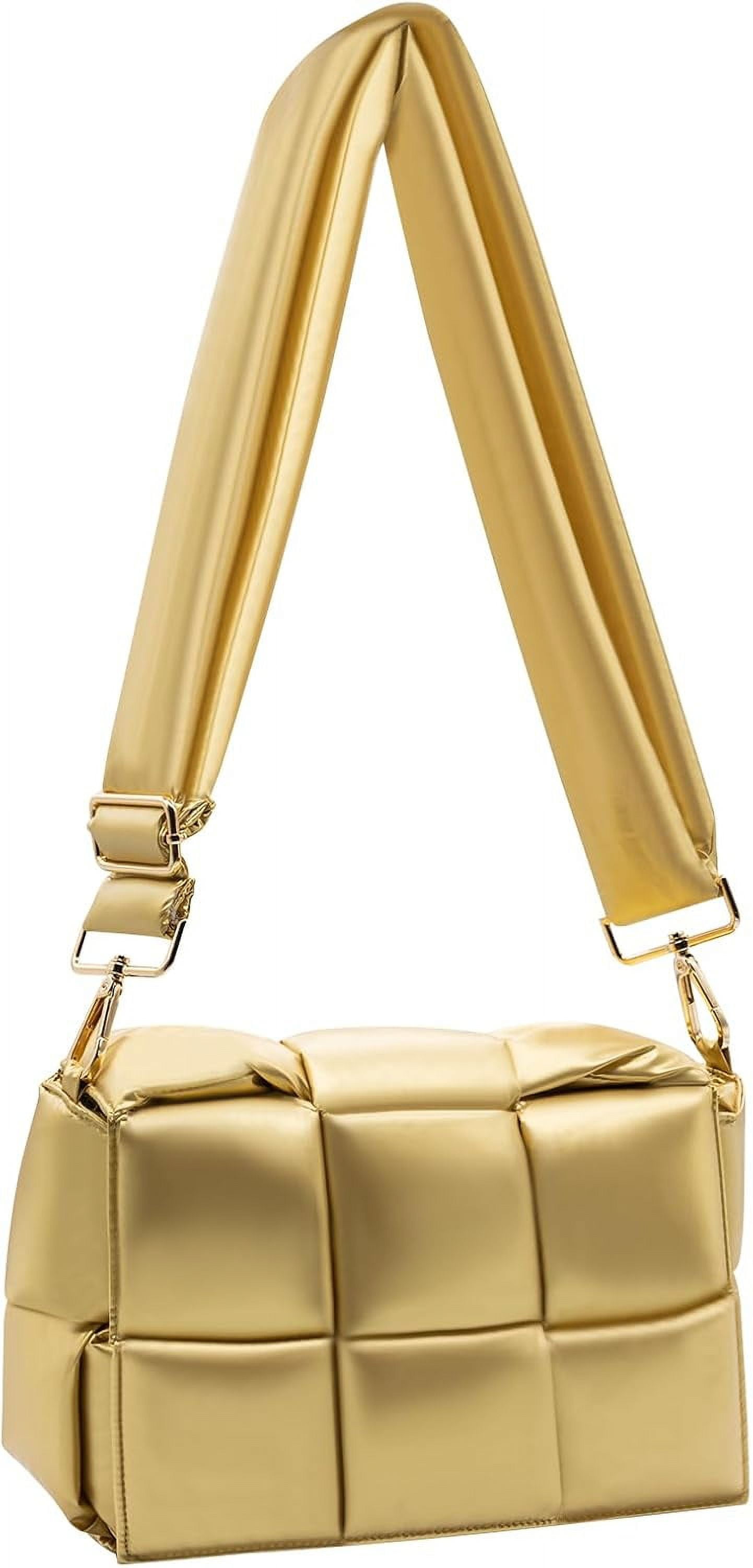 Municipal Puffer shoulder bag Nylon padded woven handbag designer ...