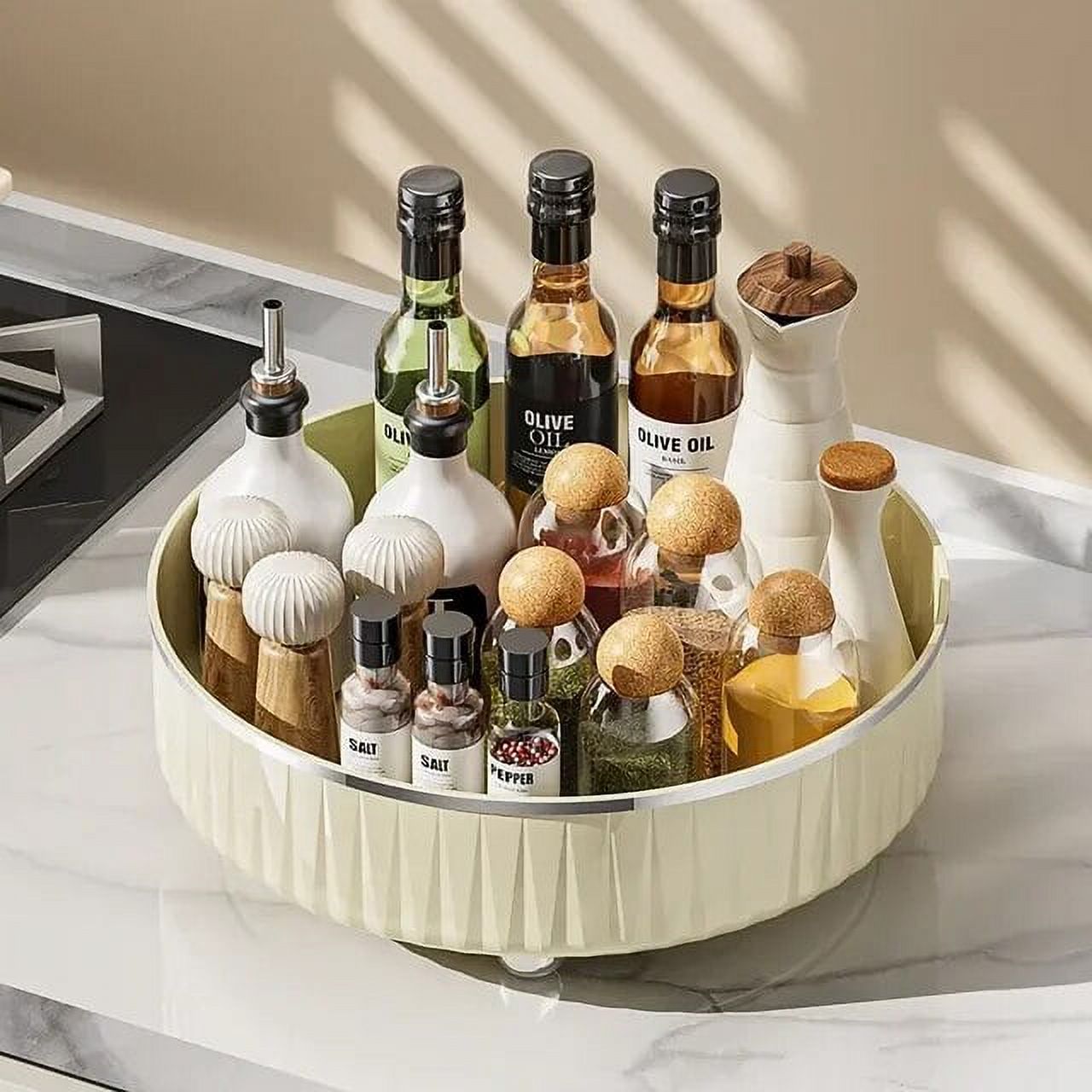 Municipal Rotating Perfume Organizer For Dresser Light Luxury Skincare ...