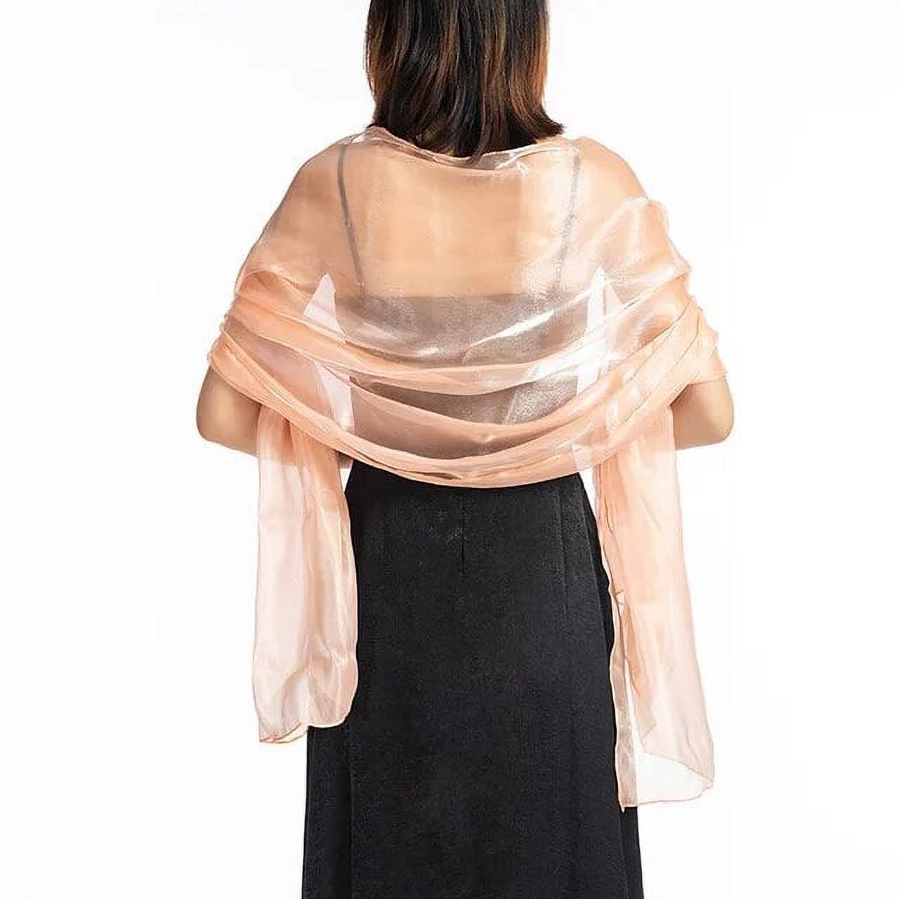 Municipal Sexy Transparent Solid Color Yarn Long Shiny Sunscreen Cloak ...
