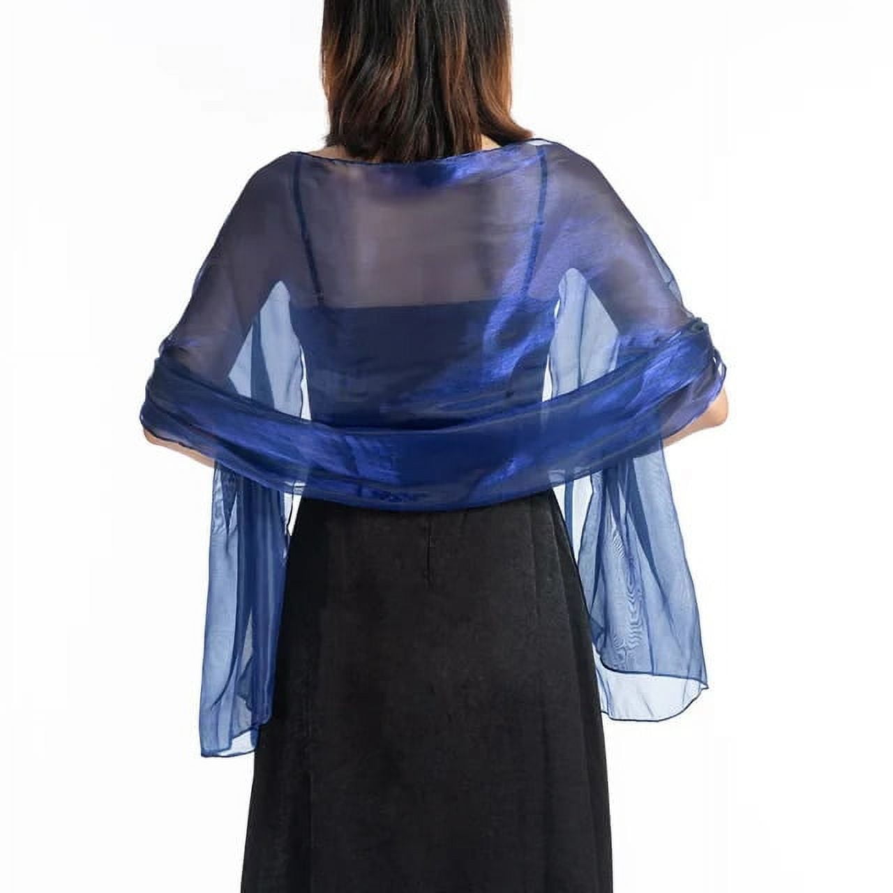 Municipal Sexy Transparent Solid Color Yarn Long Shiny Sunscreen Cloak ...