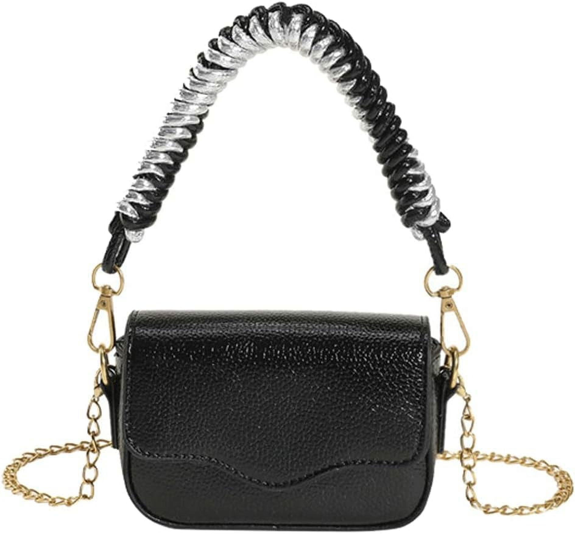 Municipal Shiny Patent Leather Bag for Women Chic Mini Tote Shoulder ...