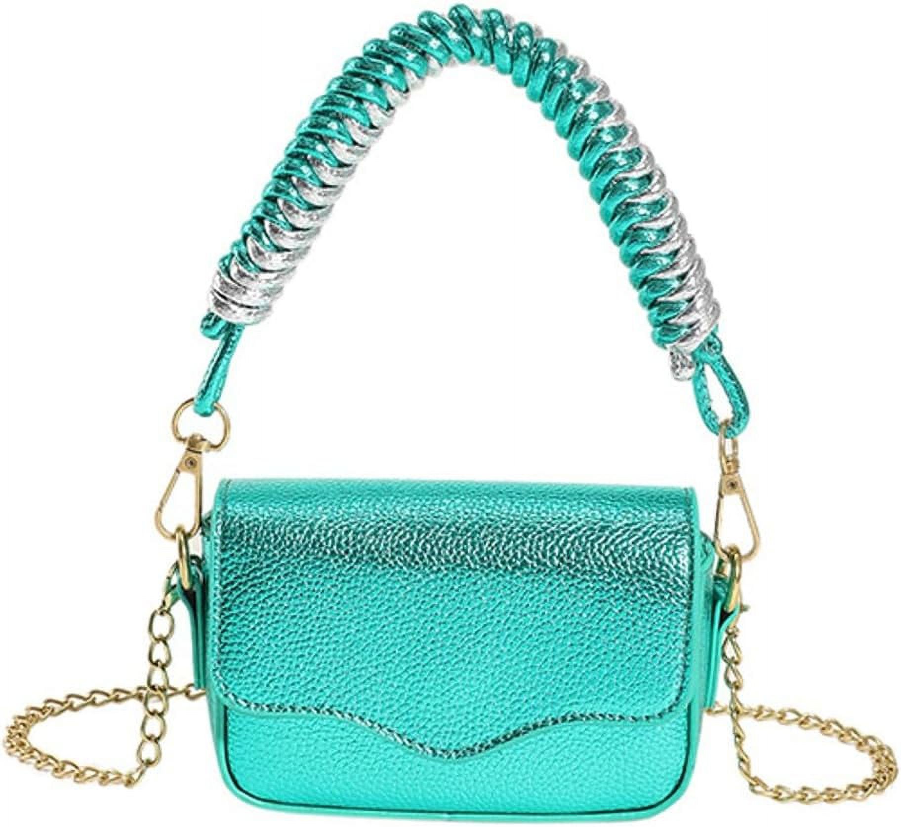 Municipal Shiny Patent Leather Bag for Women Chic Mini Tote Shoulder ...