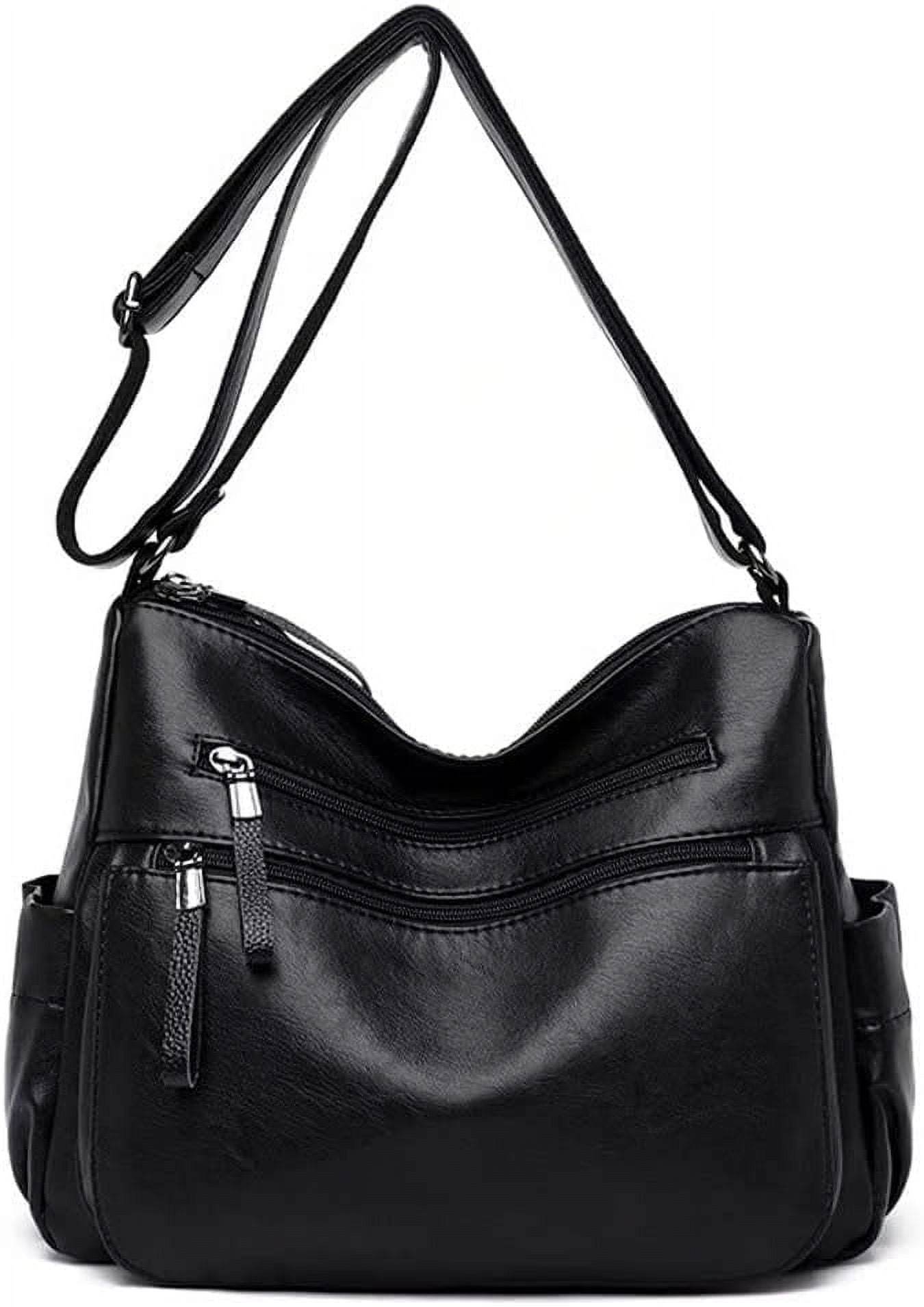 Municipal Shoulder Bag for Women Large Capacity Crossbody Bag PU ...