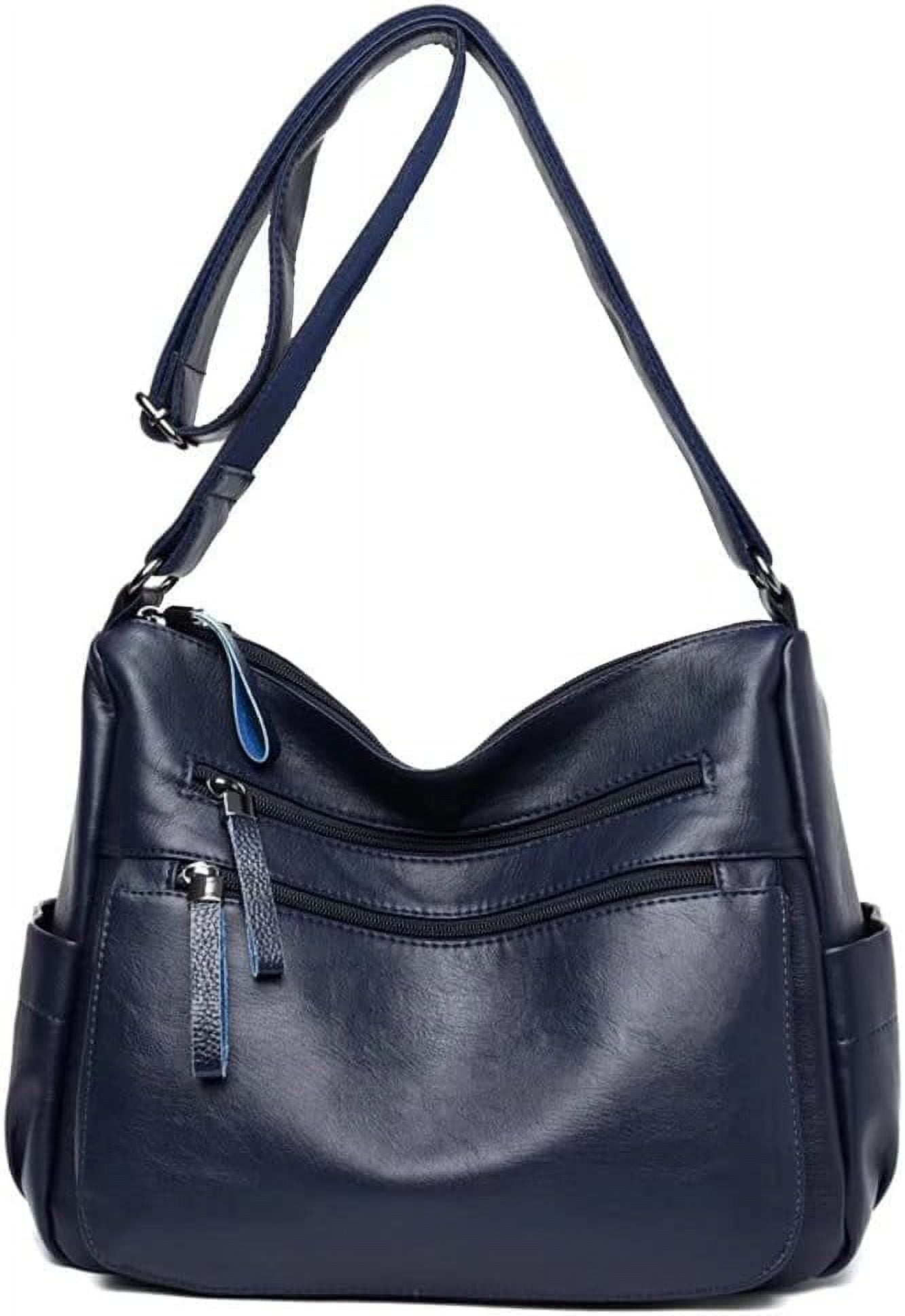 Municipal Shoulder Bag for Women Large Capacity Crossbody Bag PU ...