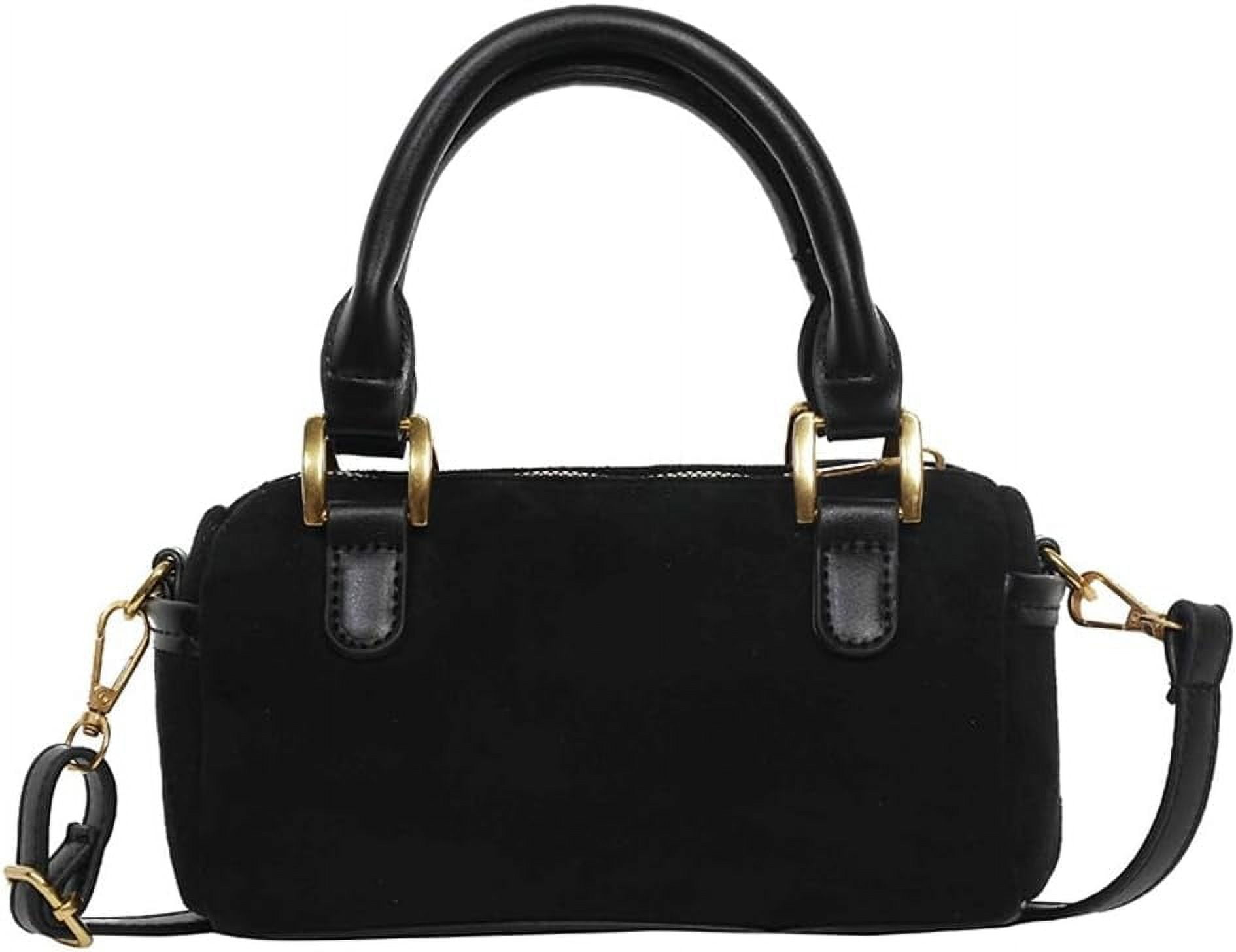 Municipal Suede Boston Barrel Bag Women Corduroy Boho Satchels Shoulder ...