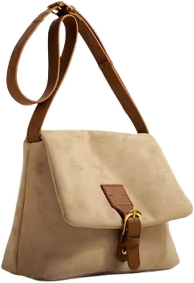 Municipal Suede Messenger Bag Women Corduroy Boho Satchels Crescent ...