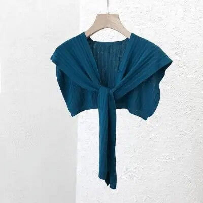 Municipal Summer Sunscreen Knit Shawl Women Thin Ice Silk Shoulder Air ...