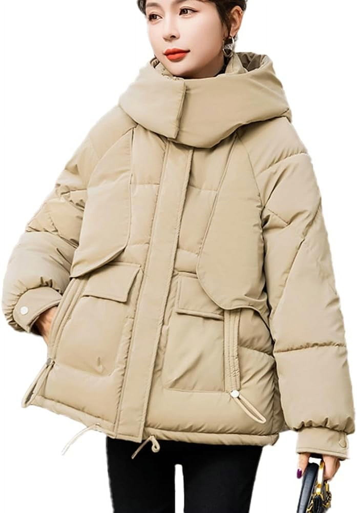 Municipal Thick Puffer Coats for Women Trendy Short Winter Puffer Down ...