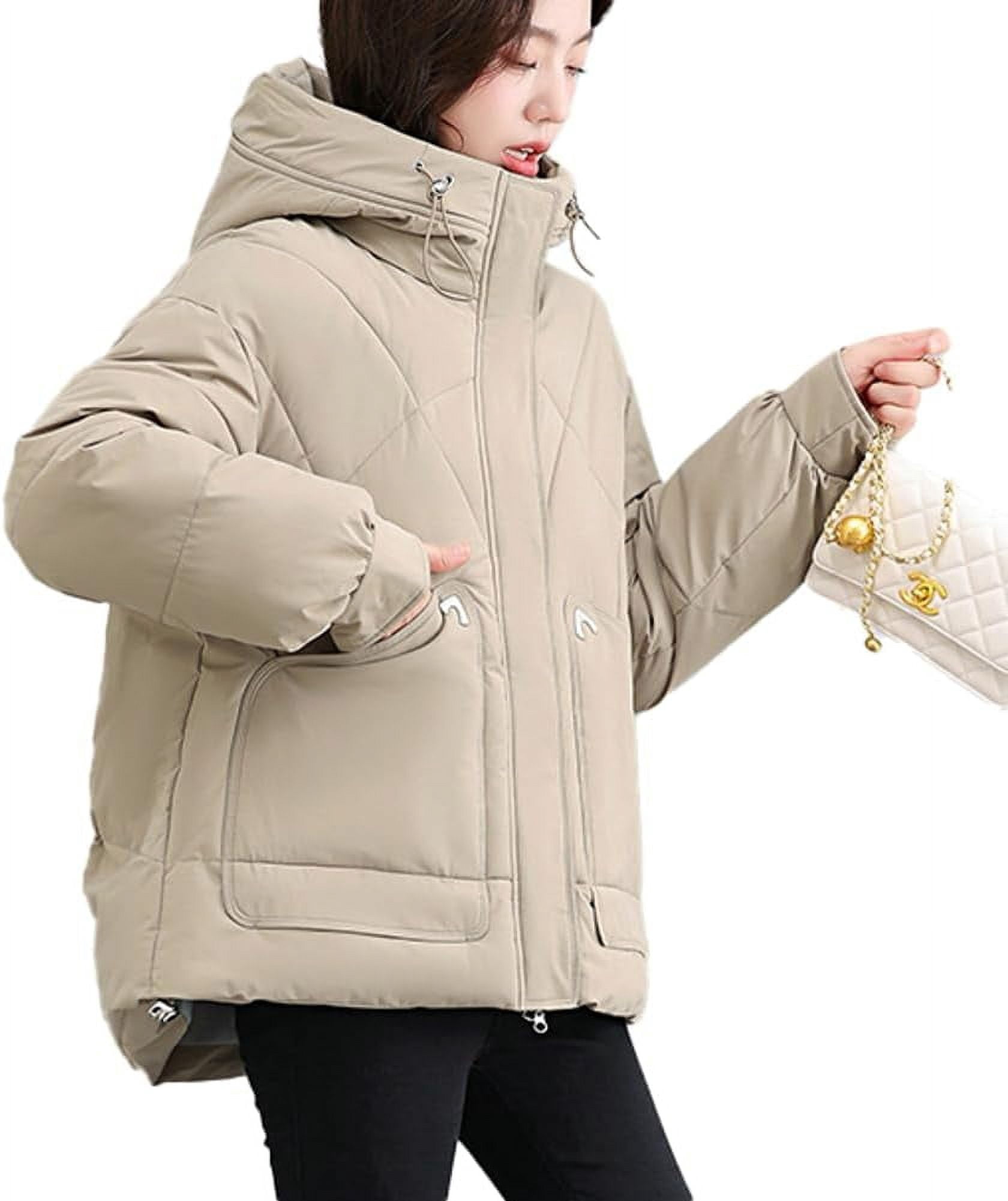 Municipal Thick Puffer Jackets for Women Trendy Short Winter Coat ...