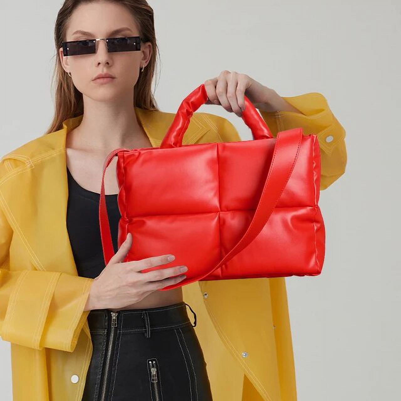 Municipal Vest Design Padded Shoulder Bags Puffer Quilted Women ...