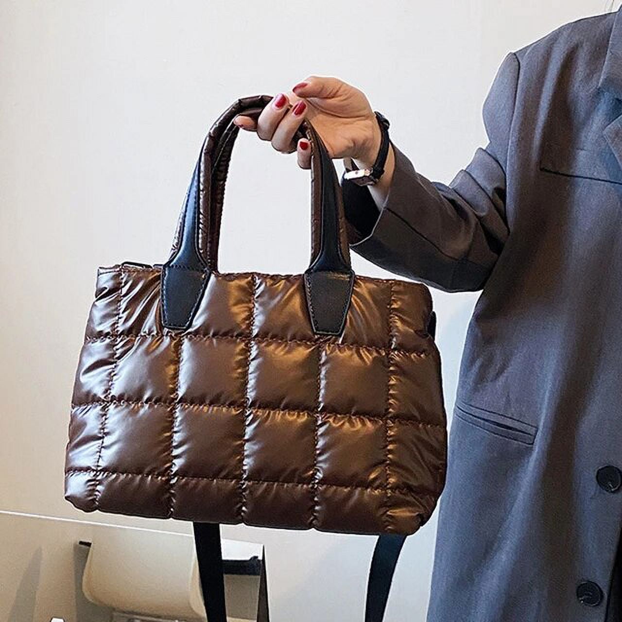 Municipal Vest Design Padded Shoulder Bags Puffer Quilted Women ...