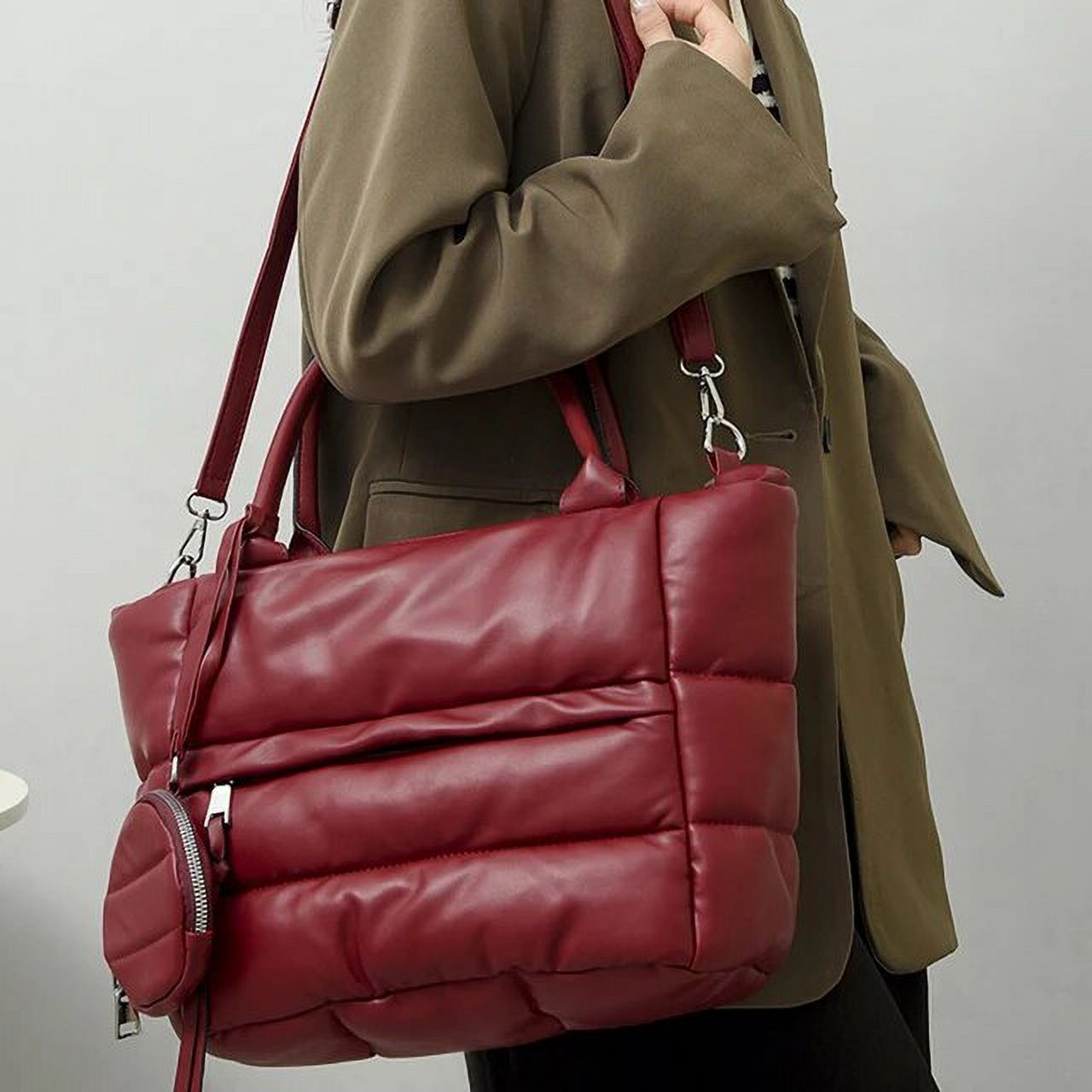 Municipal Vest Design Padded Shoulder Bags Puffer Quilted Women ...