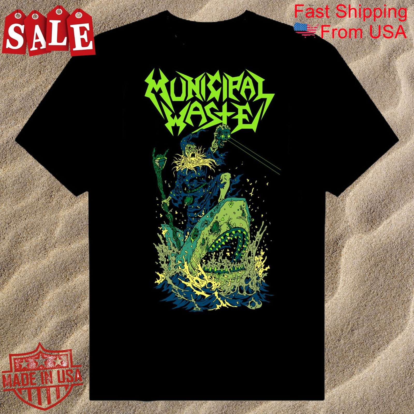Municipal Waste Hazardous Mutation Gift For Fans Unisex All Size Shirt ...