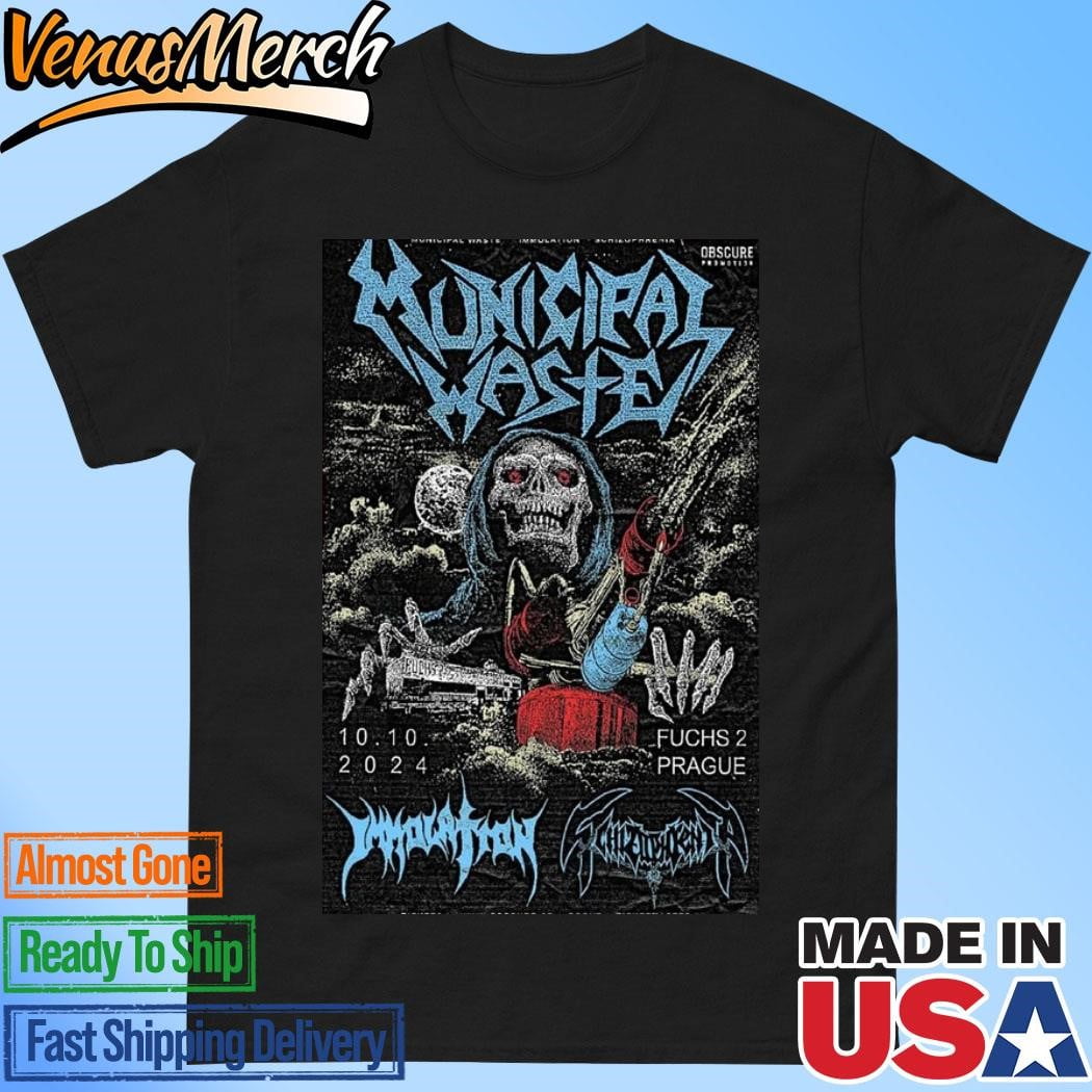 Municipal Waste Poster Fuchs2 Praha Oct 10 2024 Shirt - Walmart.com