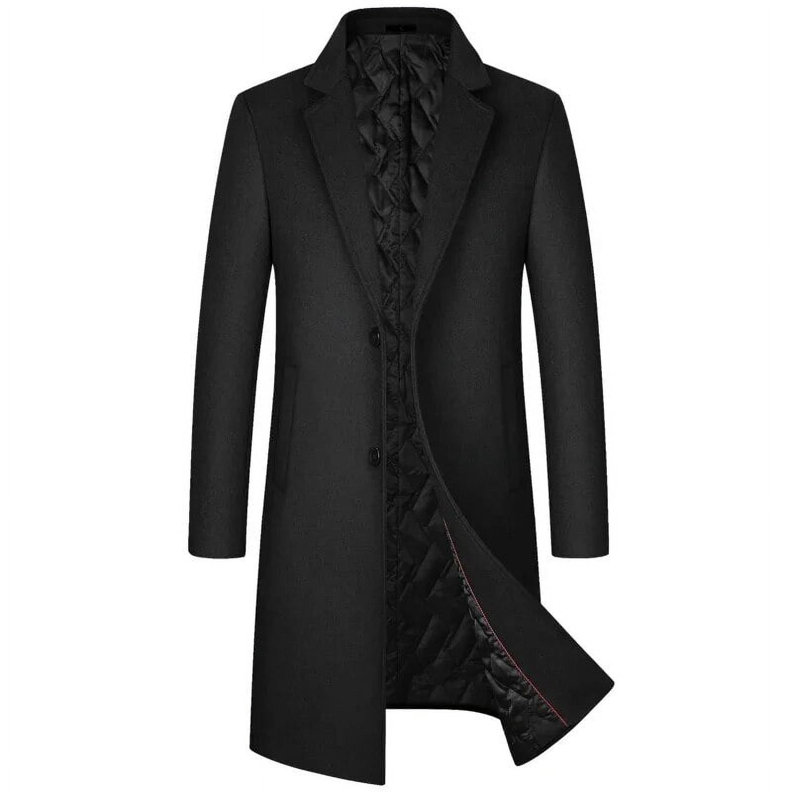 Municipal Winter Wool Coat Men Fashion Long Wool Blends England Style ...