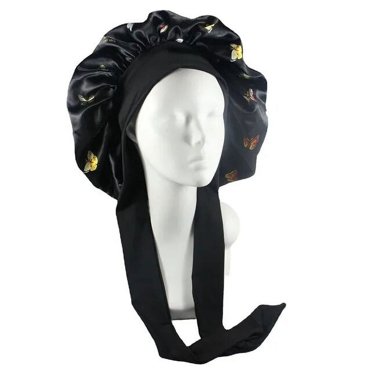 Municipal Women Satin Solid Sleeping Hat Night Sleep Cap Hair Care ...