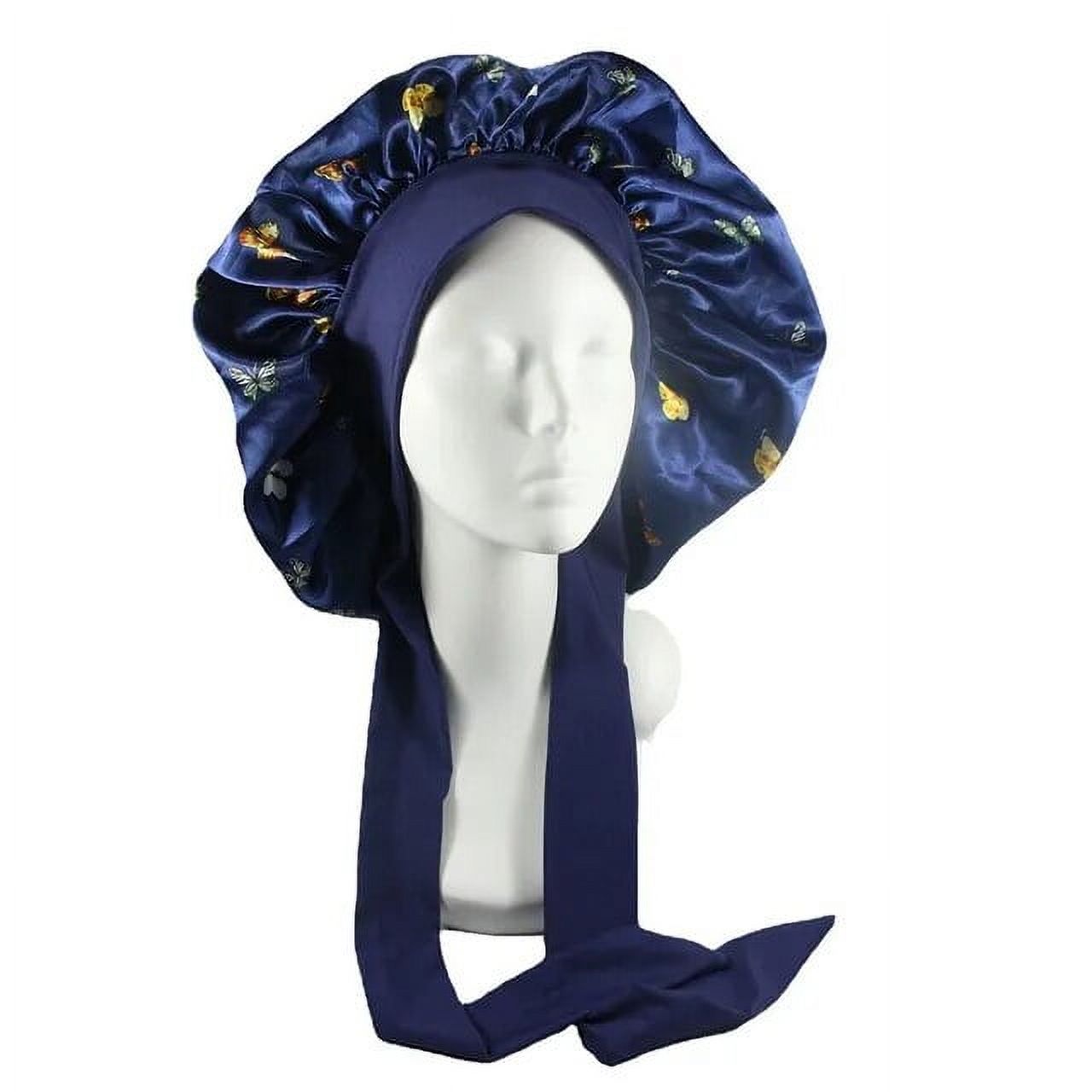 Municipal Women Satin Solid Sleeping Hat Night Sleep Cap Hair Care ...