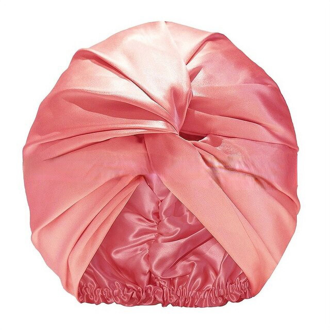 Municipal Women Sleep Shower Caps Satin Cross Bonnet Hats Bath Room ...