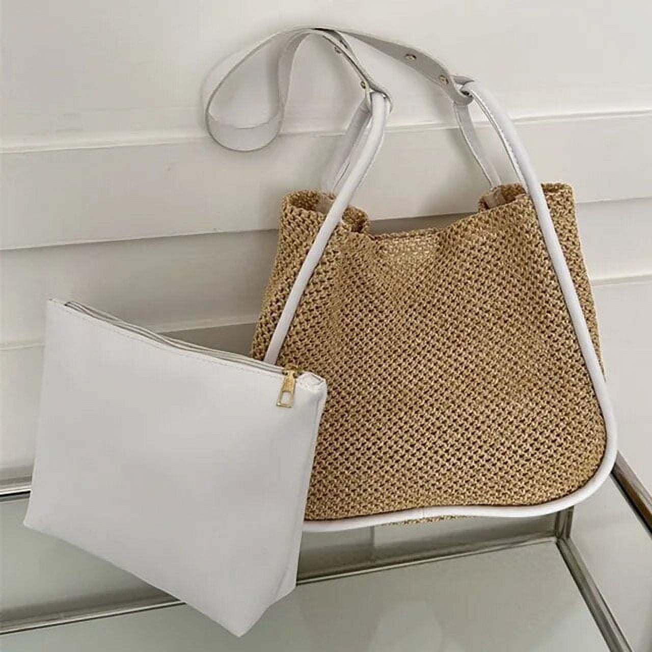Municipal Women Straw Bags for Summer Large Woven Tote Handbag Rattan ...