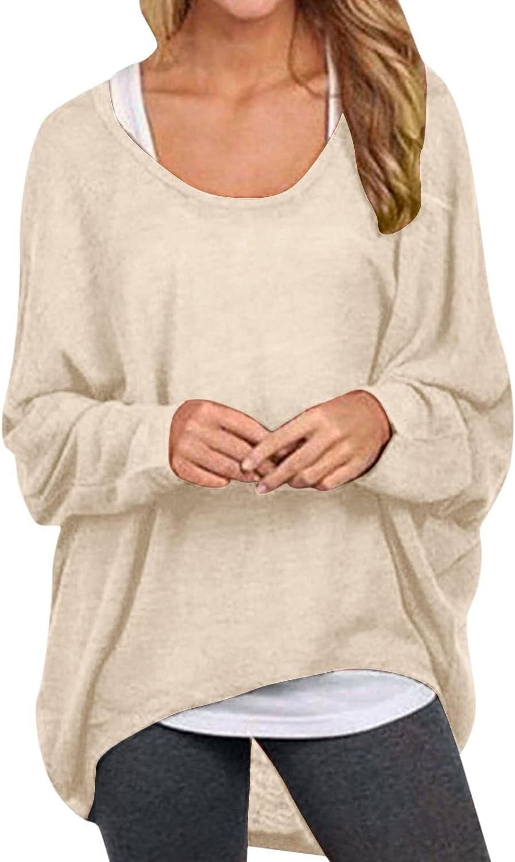 Municipal Women's Off Shoulder Casual Sweatshirt Pullover Long Sleeve ...