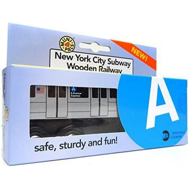 Munipals MP01-110A Wooden Subway Train New York City MTA NYC-A 8th ...