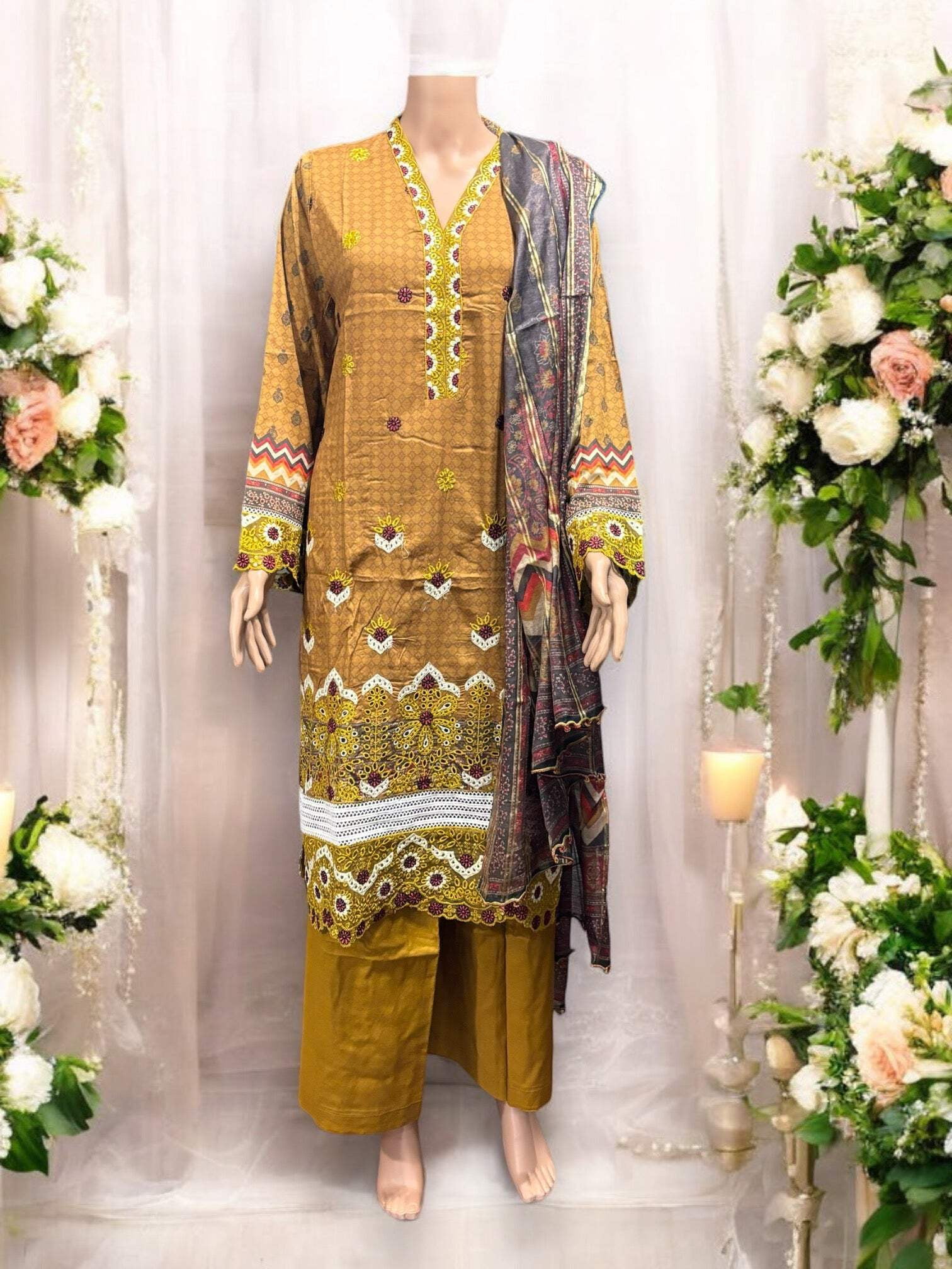 Munira Designer- Traditional Salwar Kameez Set-05 - Walmart.com