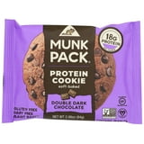 Munk Pack Protein Cookie Double Dark Chocolate, 2.96 Oz - Walmart.com