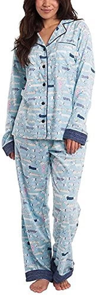 Munki Munki Ladies’ Flannel PJ Set - Walmart.com