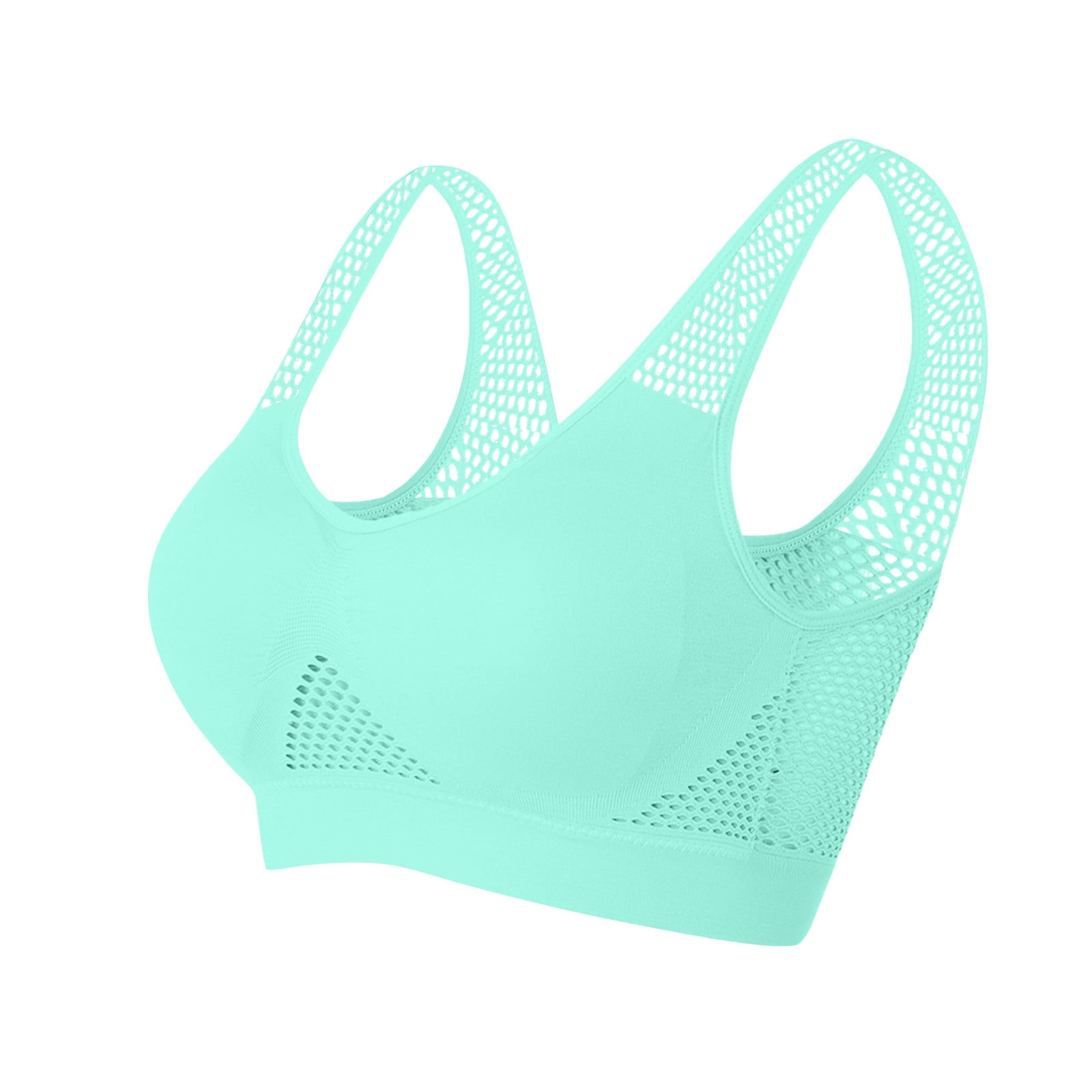 Munlar High Impact Sports Bras for Women No Wire Supportive Green Plus ...