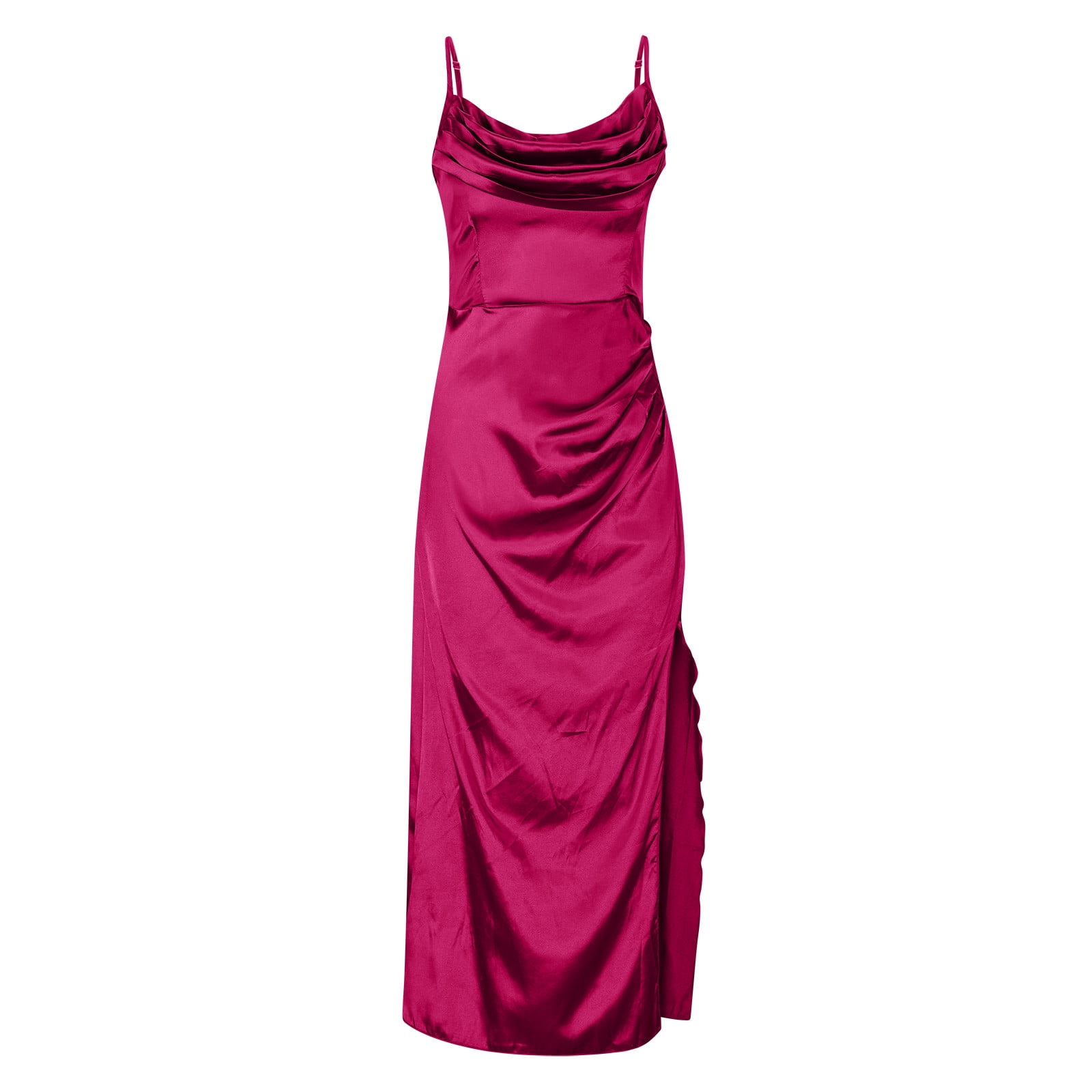 Munlar Square Neck Women's Slip Dress Sleeveless Dress Solid Bodycon ...